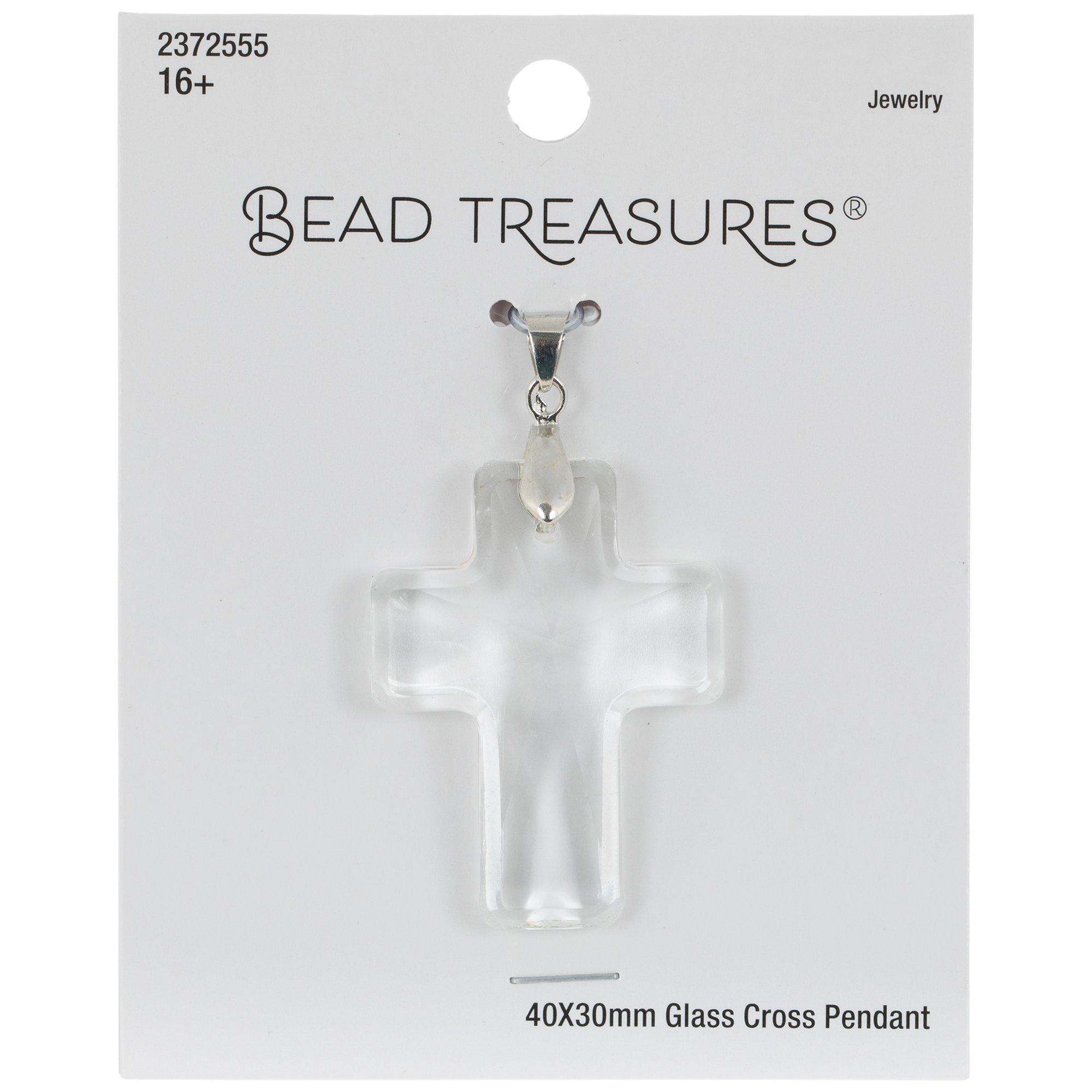 Glass Cross Pendant | Hobby Lobby | 2372555