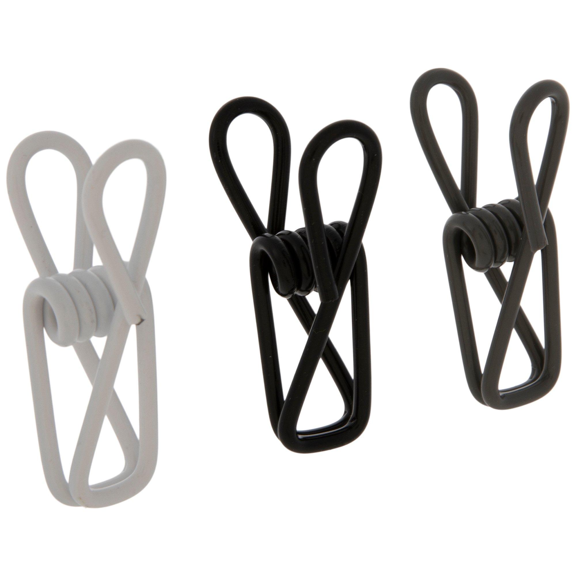 Black, Gray & White Clips | Hobby Lobby | 2373090