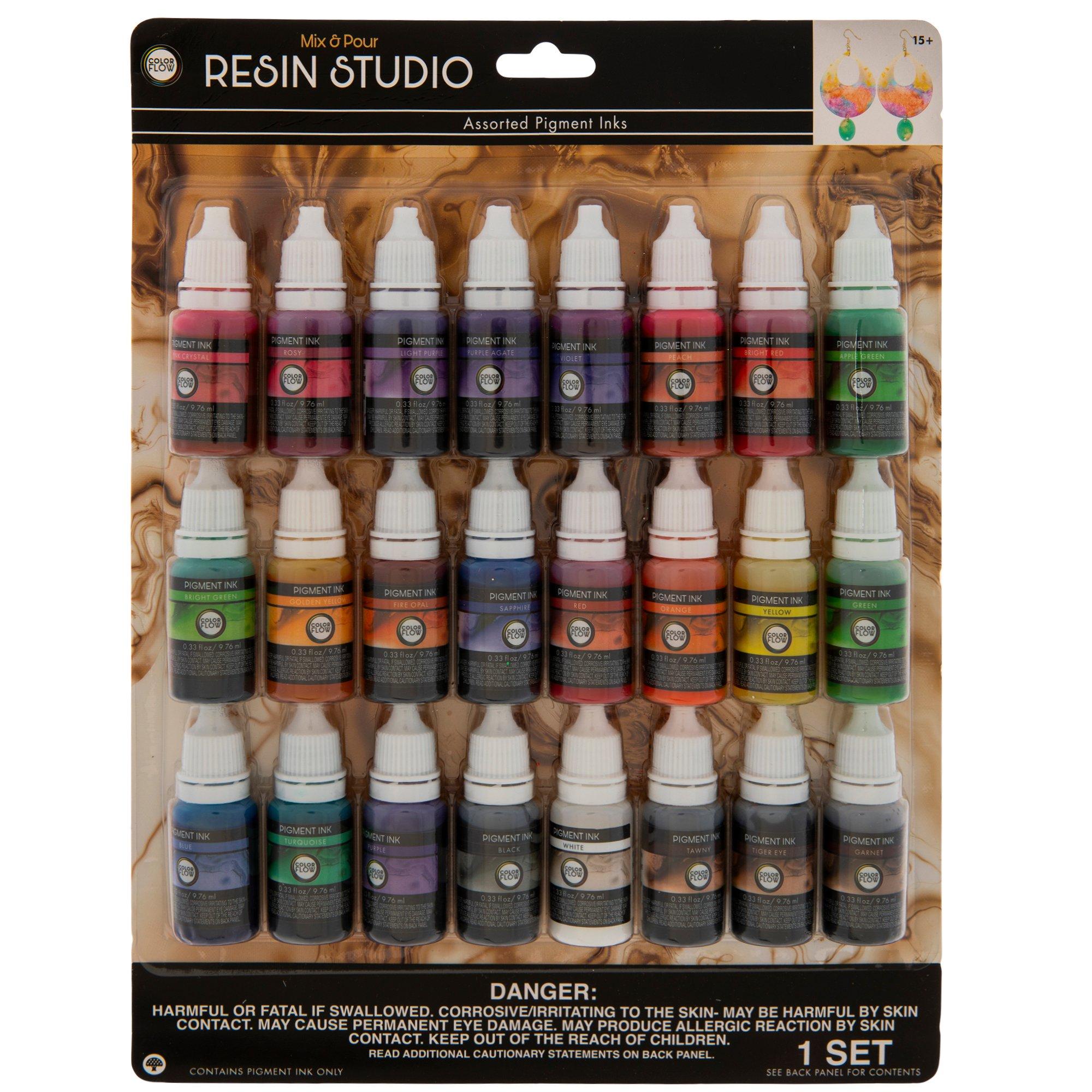 Resin Studio Pigment Ink - 24 Piece Set | Hobby Lobby | 2373249