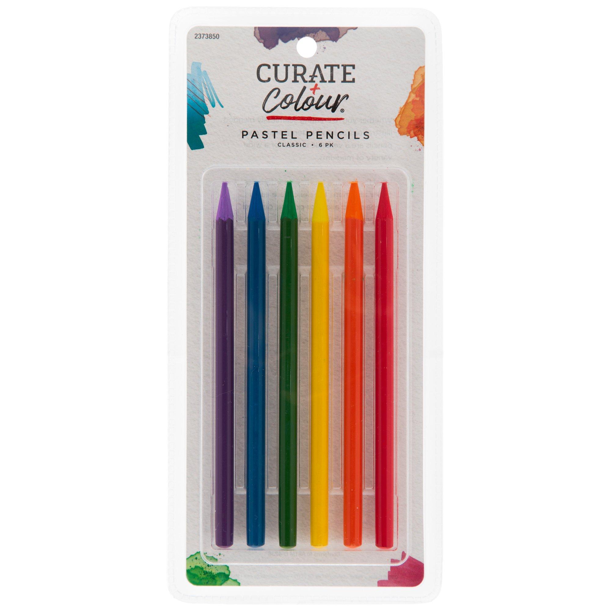 Curate + Colour Pastel Chalk Pencils - 6 Piece Set | Hobby Lobby | 2373850