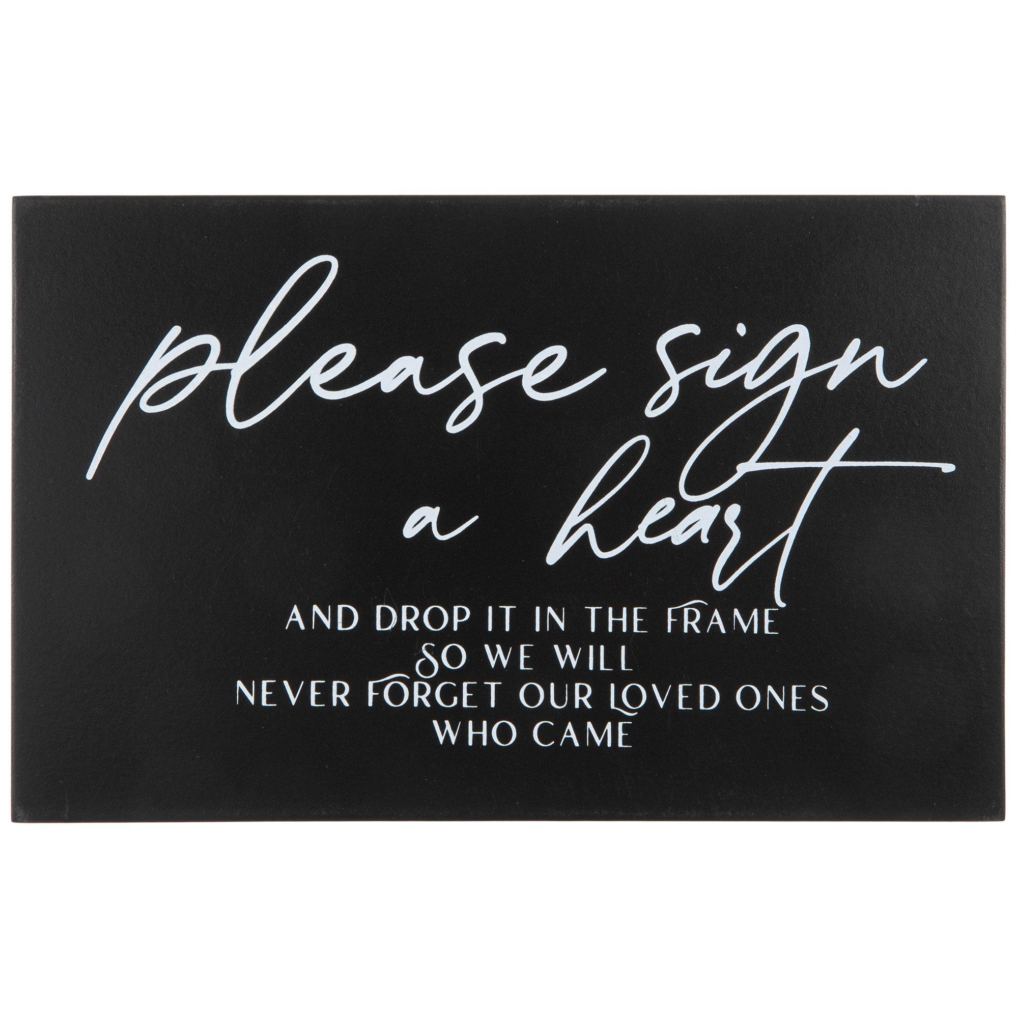 Black Heart Drop Wood Decor | Hobby Lobby | 2382711