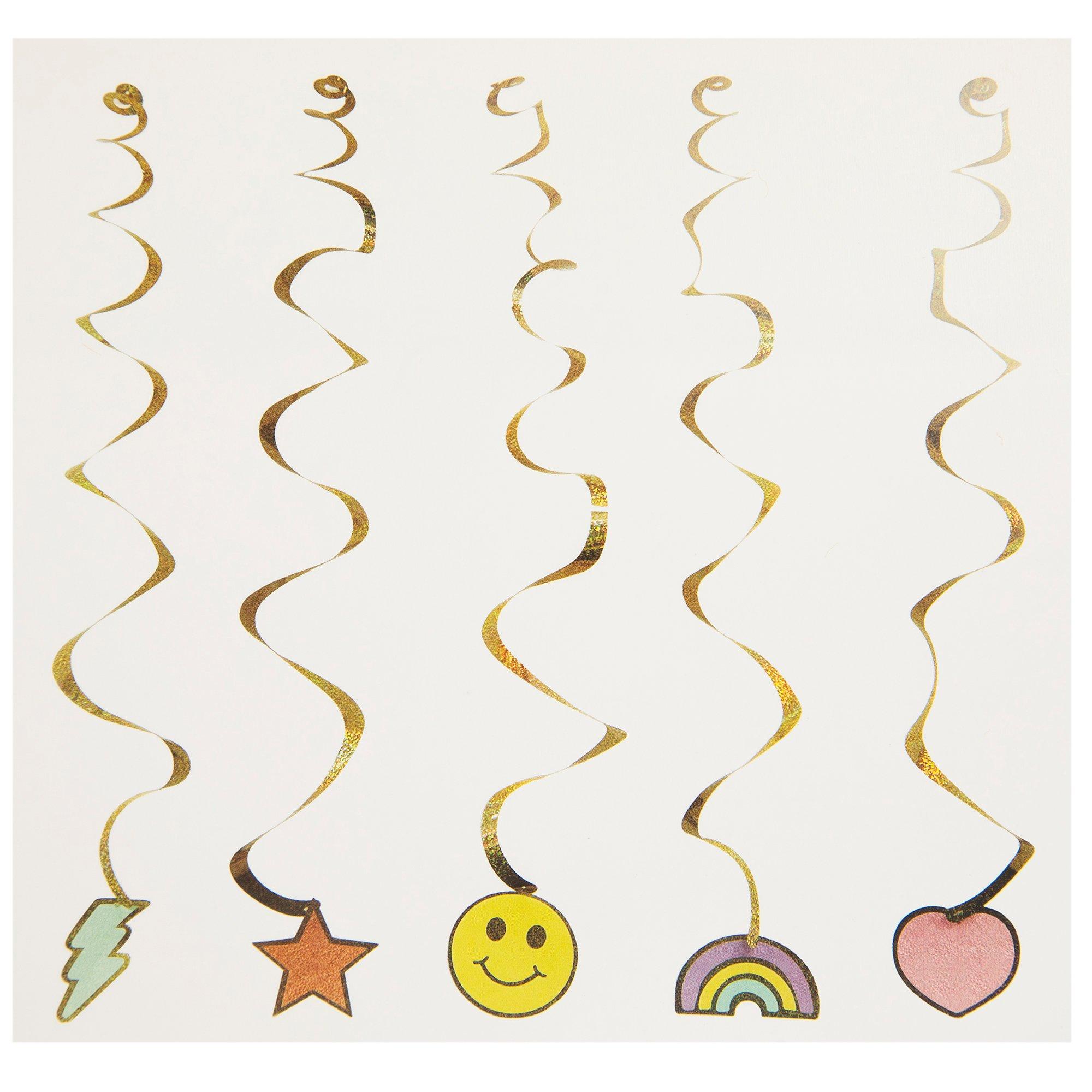Preppy Patches Spiral Hanging Decorations | Hobby Lobby | 2388338