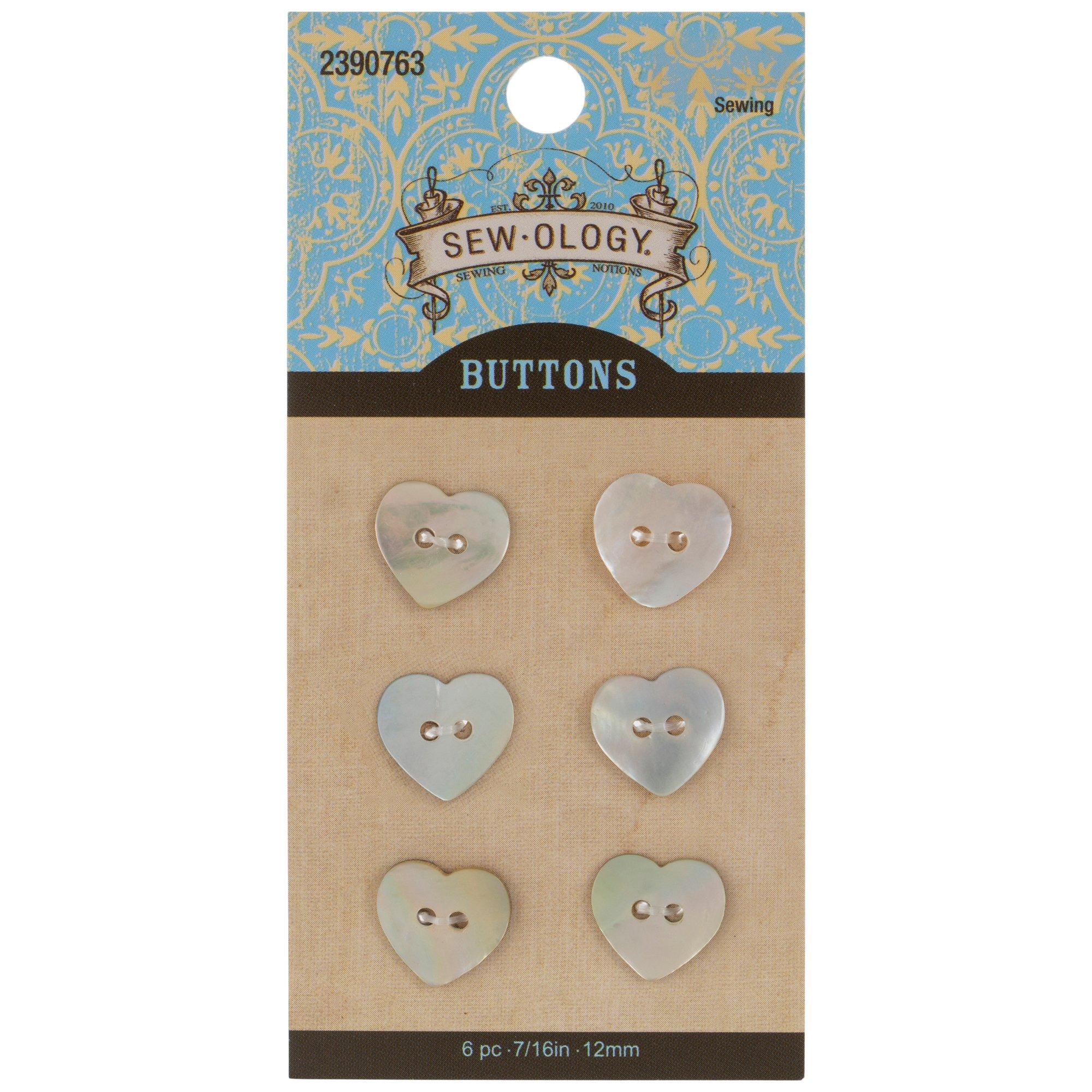 Heart Shell Buttons | Hobby Lobby | 2390763 Heart Shell Buttons | Hobby Lobby | 2390763