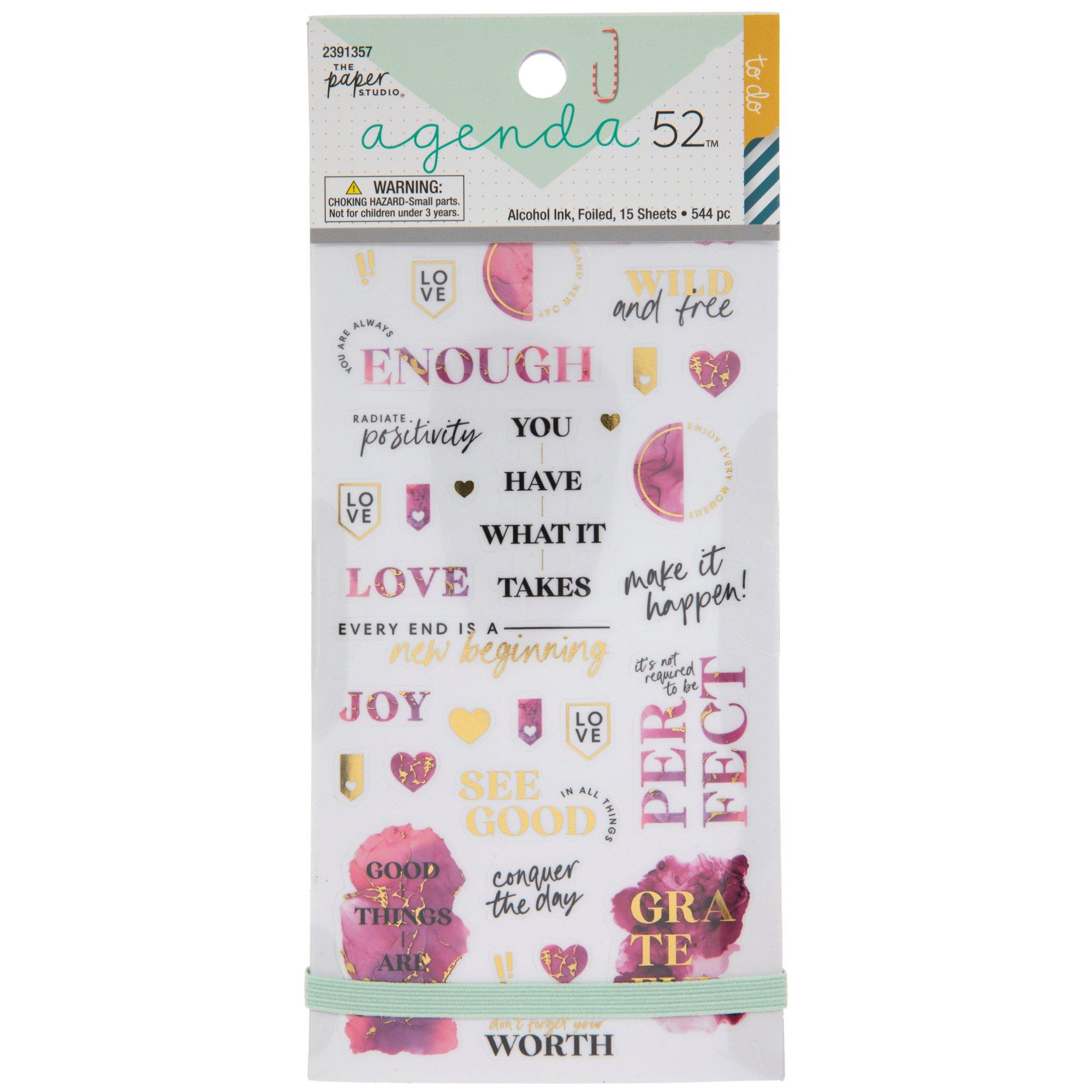 Alcohol Ink Foil Stickers | Hobby Lobby | 2391357