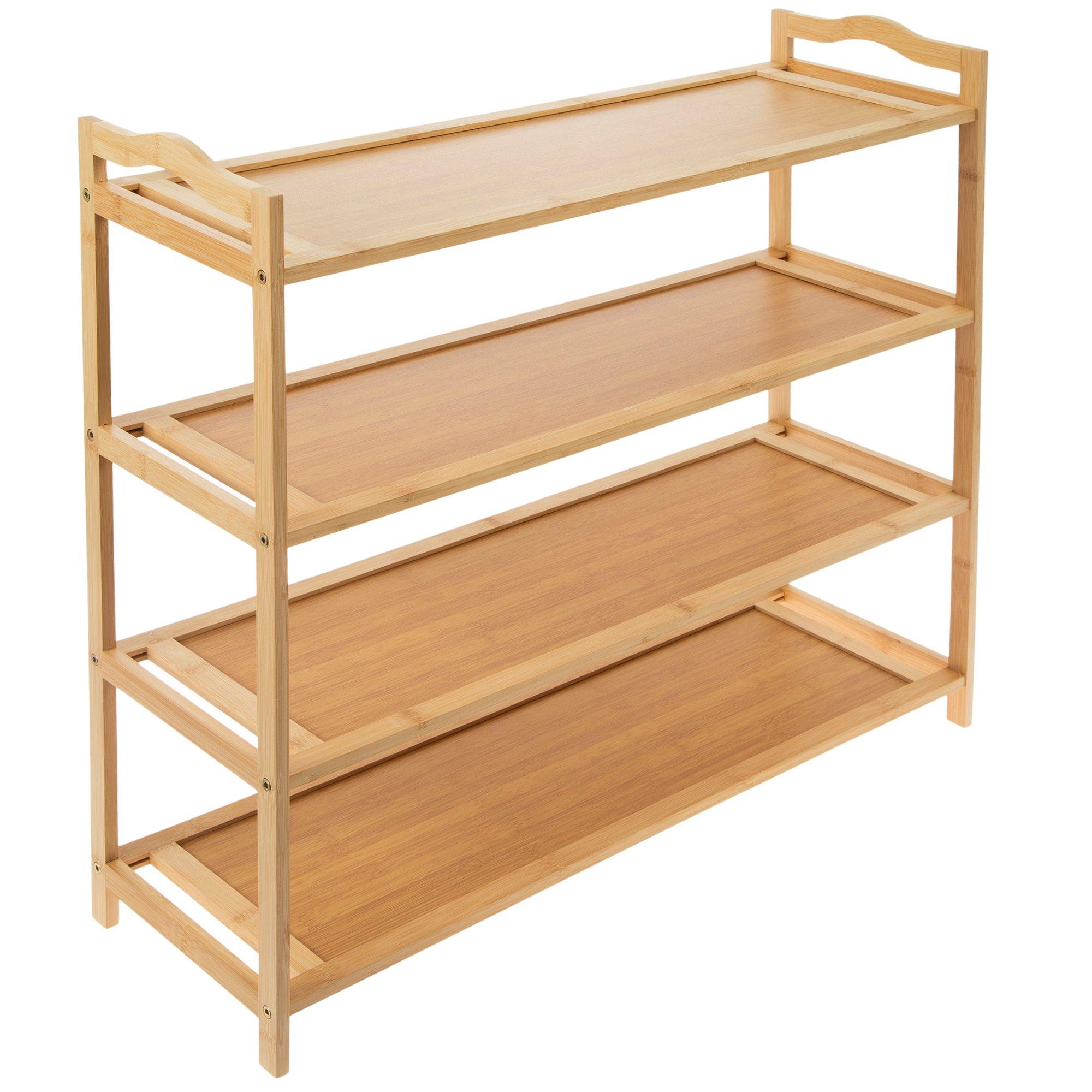 4 Tier Bamboo Shoe Rack | Hobby Lobby | 2391910