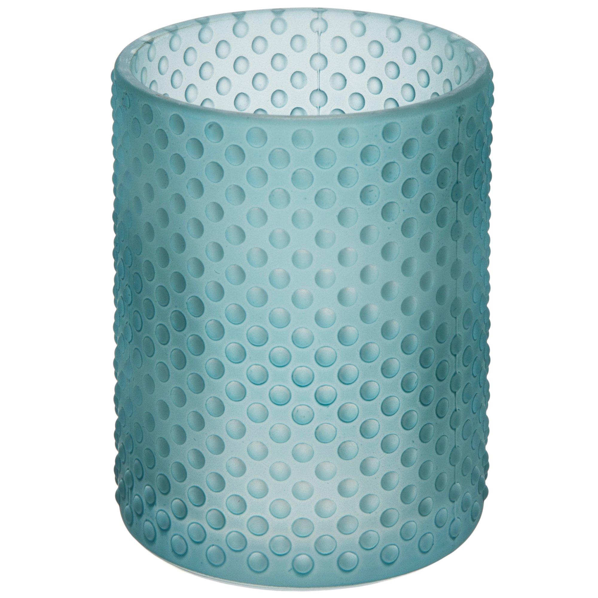 Frosted Blue Dot Textured Cup | Hobby Lobby | 2392249