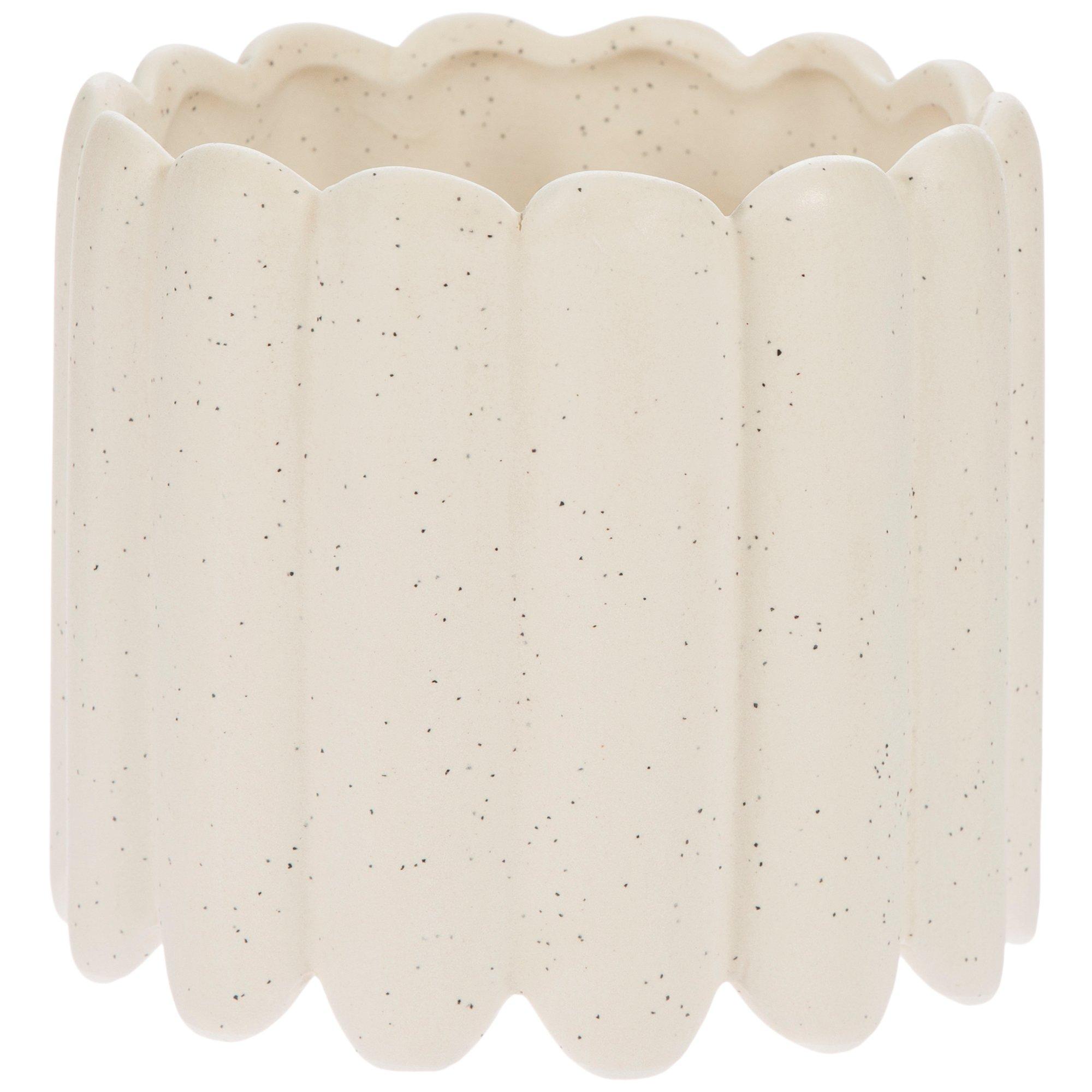 Dolomite Scalloped Pot | Hobby Lobby | 2392660