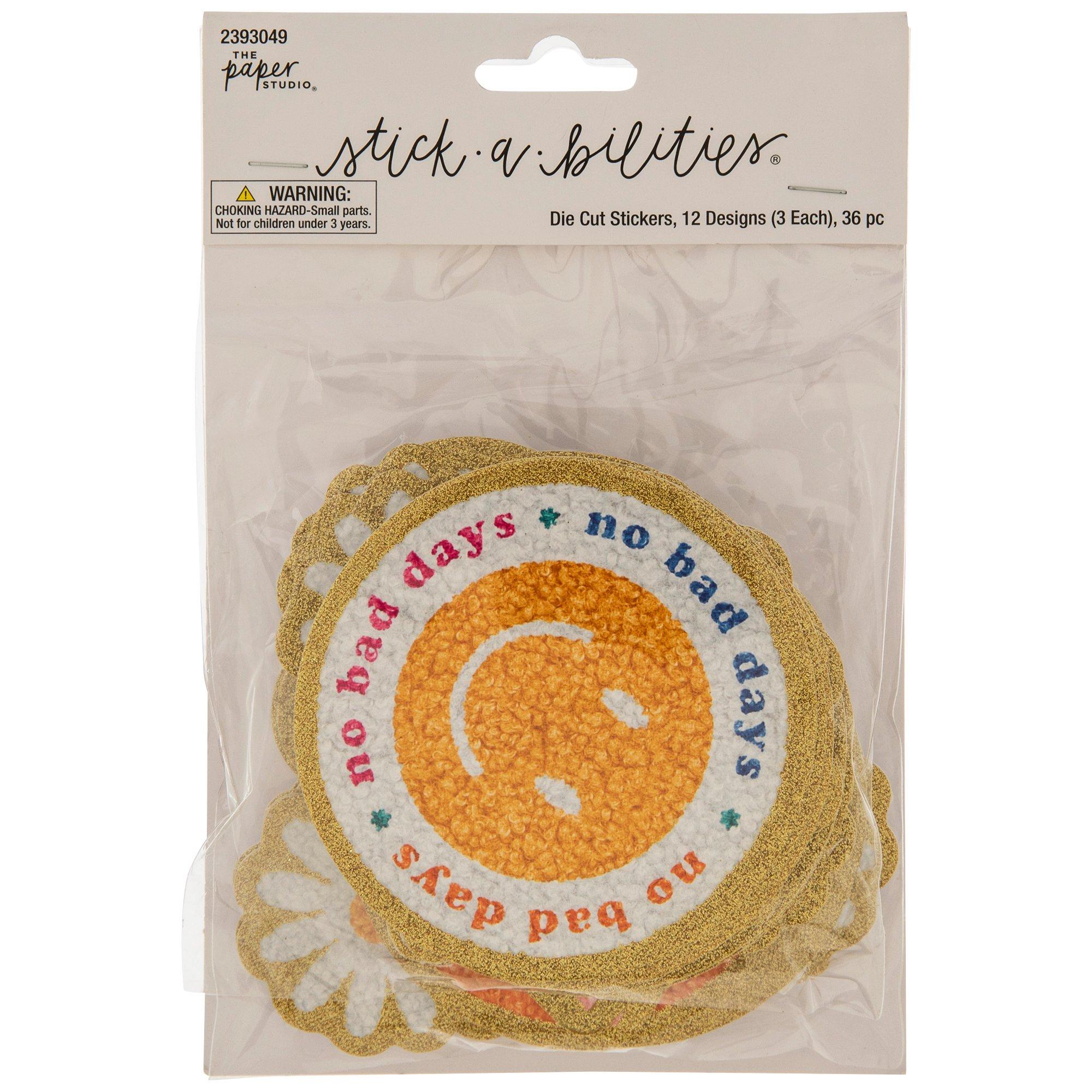 Varsity Patch Glitter Stickers | Hobby Lobby | 2393049