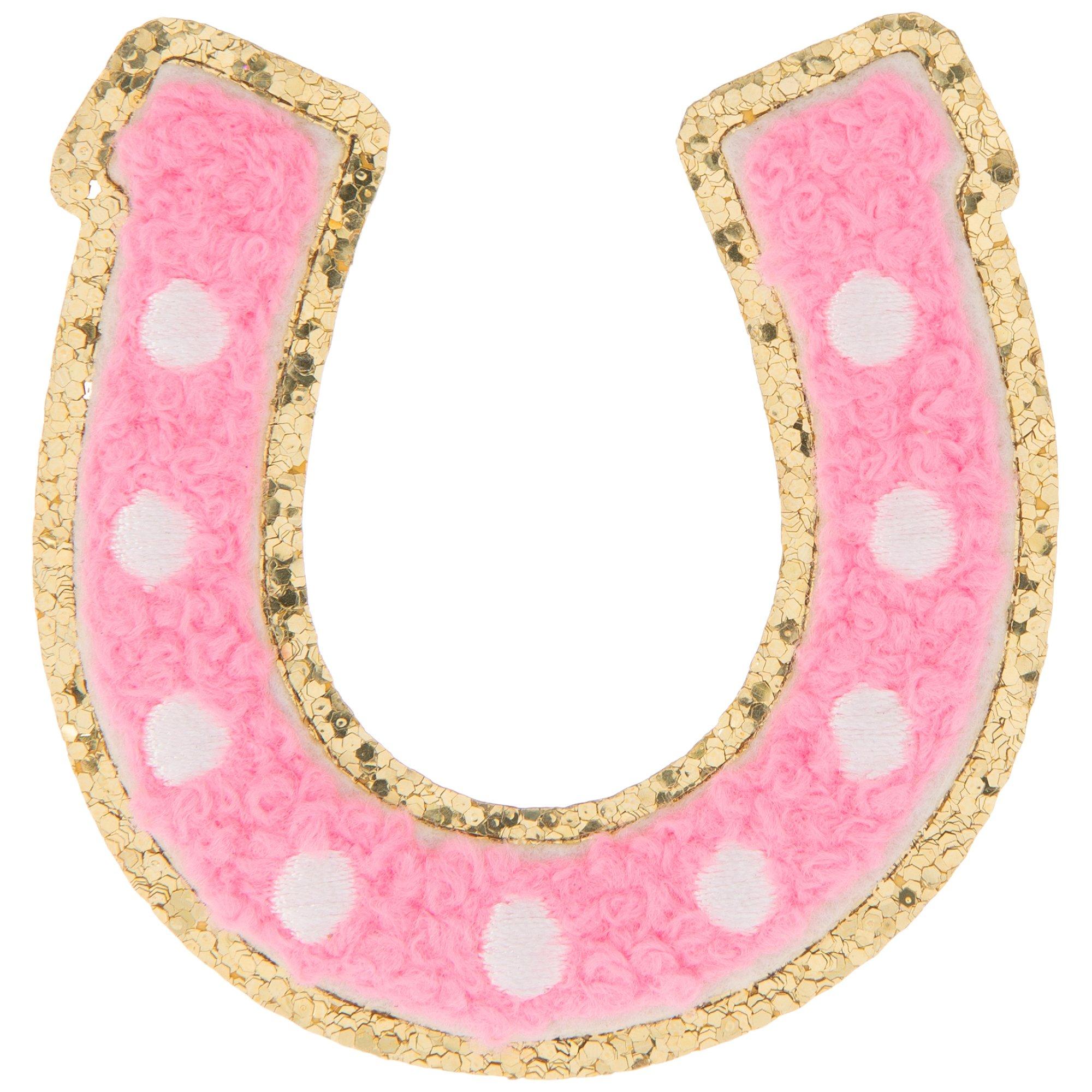 Pink Horseshoe Patch Sticker | Hobby Lobby | 2397685
