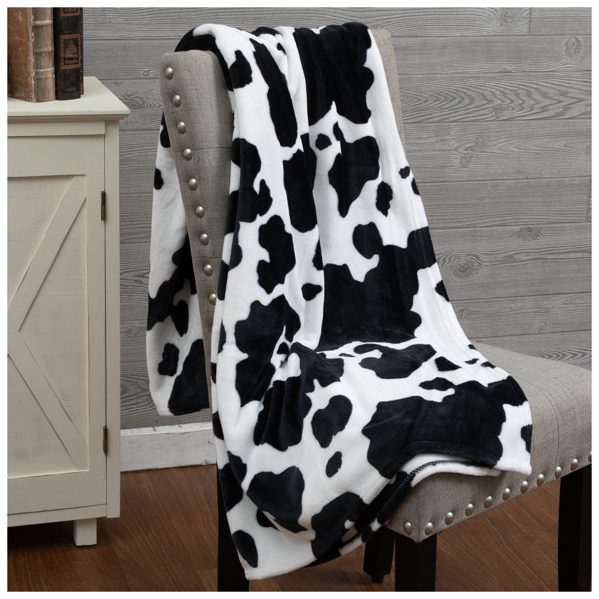 Cow Print Fleece Throw Blanket | Hobby Lobby | 2399970