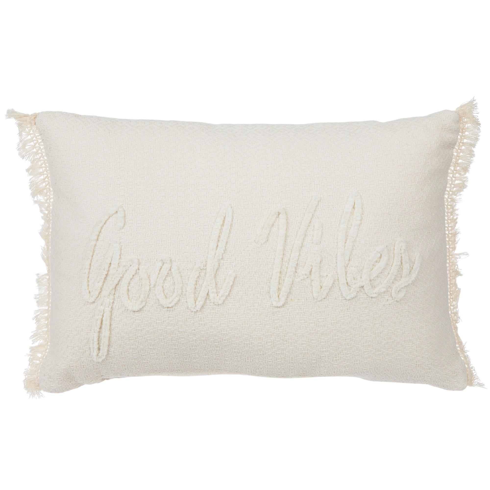 Good Vibes Woven Pillow | Hobby Lobby | 2401685