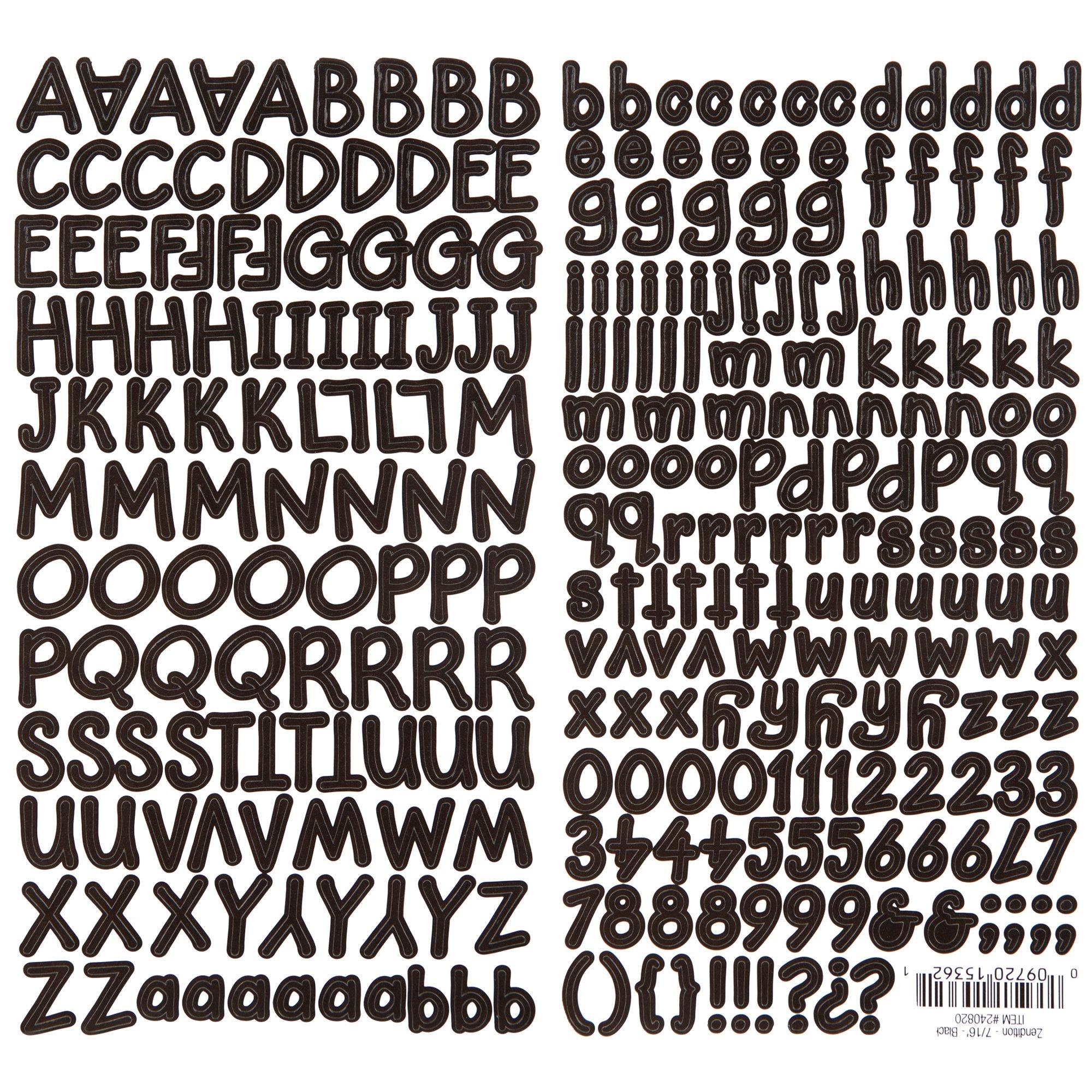 Round Alphabet Stickers | Hobby Lobby | 240820