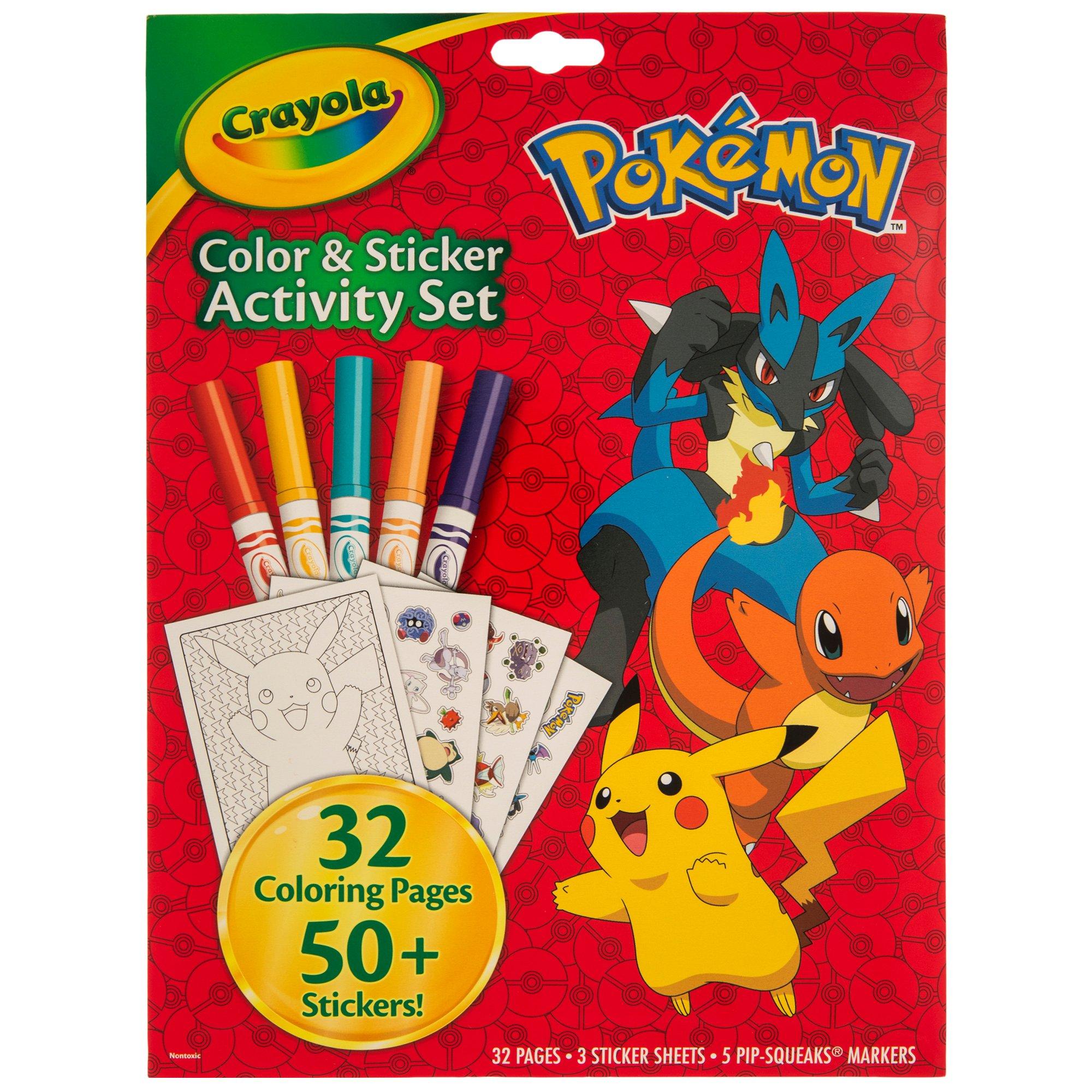 Pokemon Crayola Color & Sticker Activity Set | Hobby Lobby | 2409449