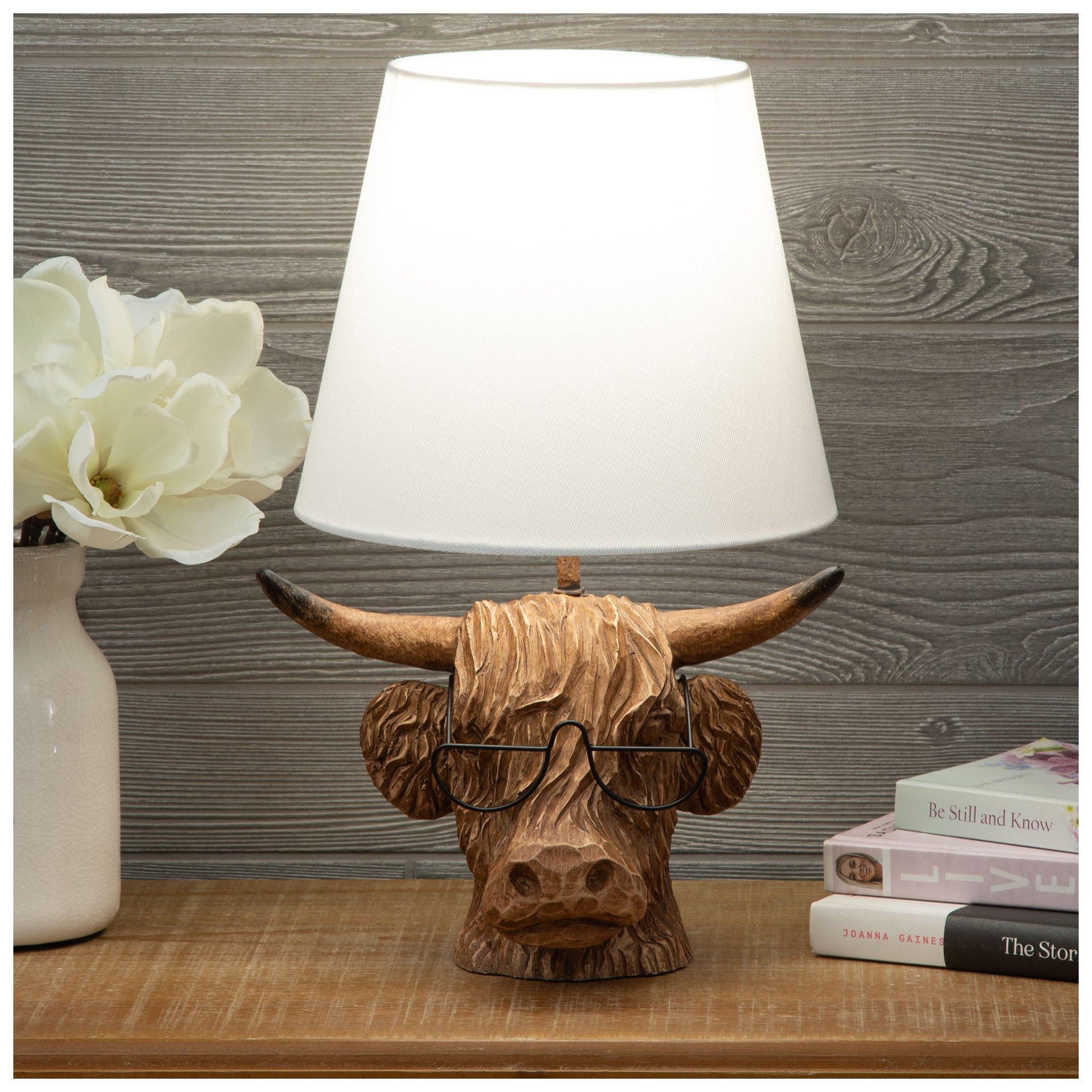 Cow With Glasses Table Lamp | Hobby Lobby | 2409720