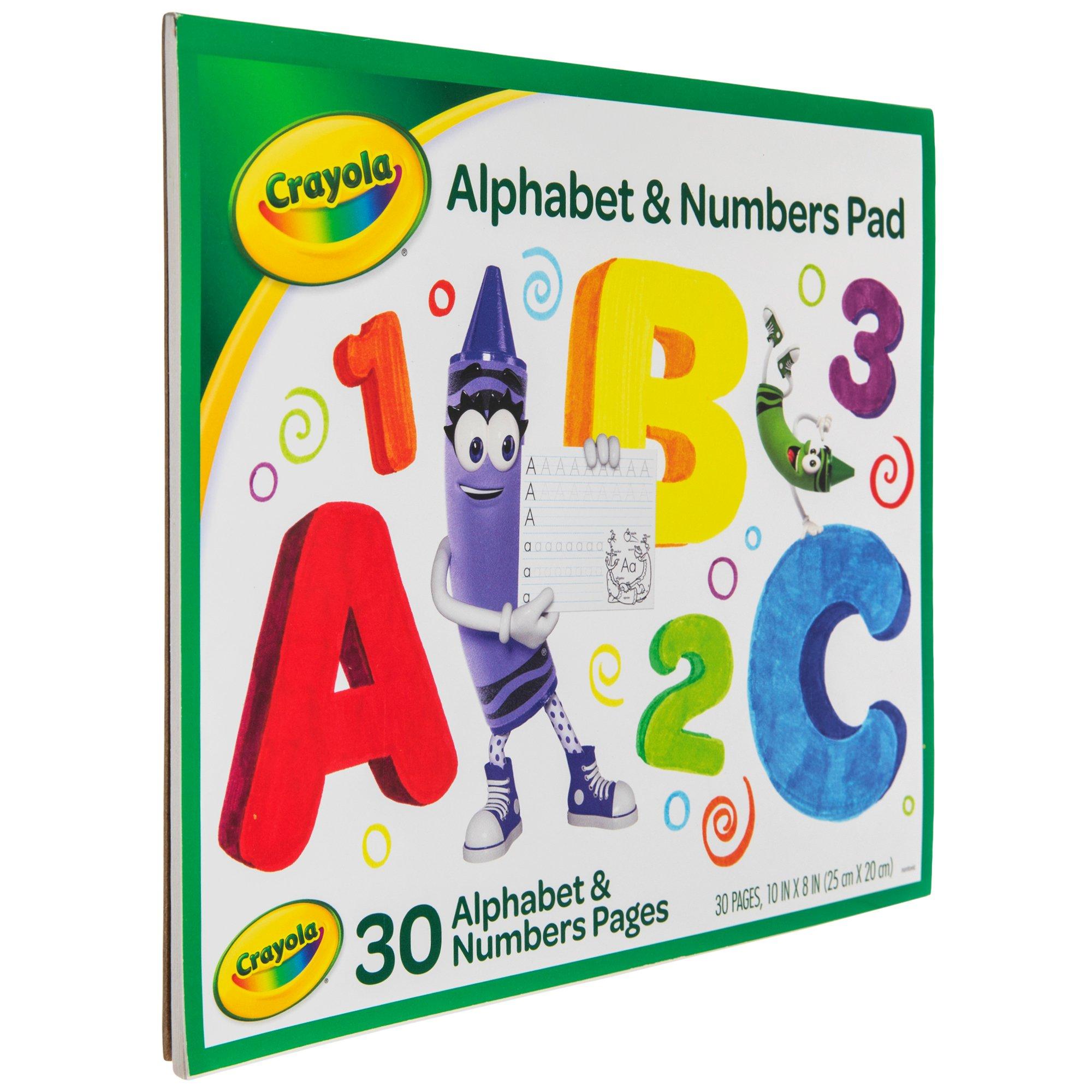 Crayola Alphabet & Numbers Activity Pad | Hobby Lobby | 2409944