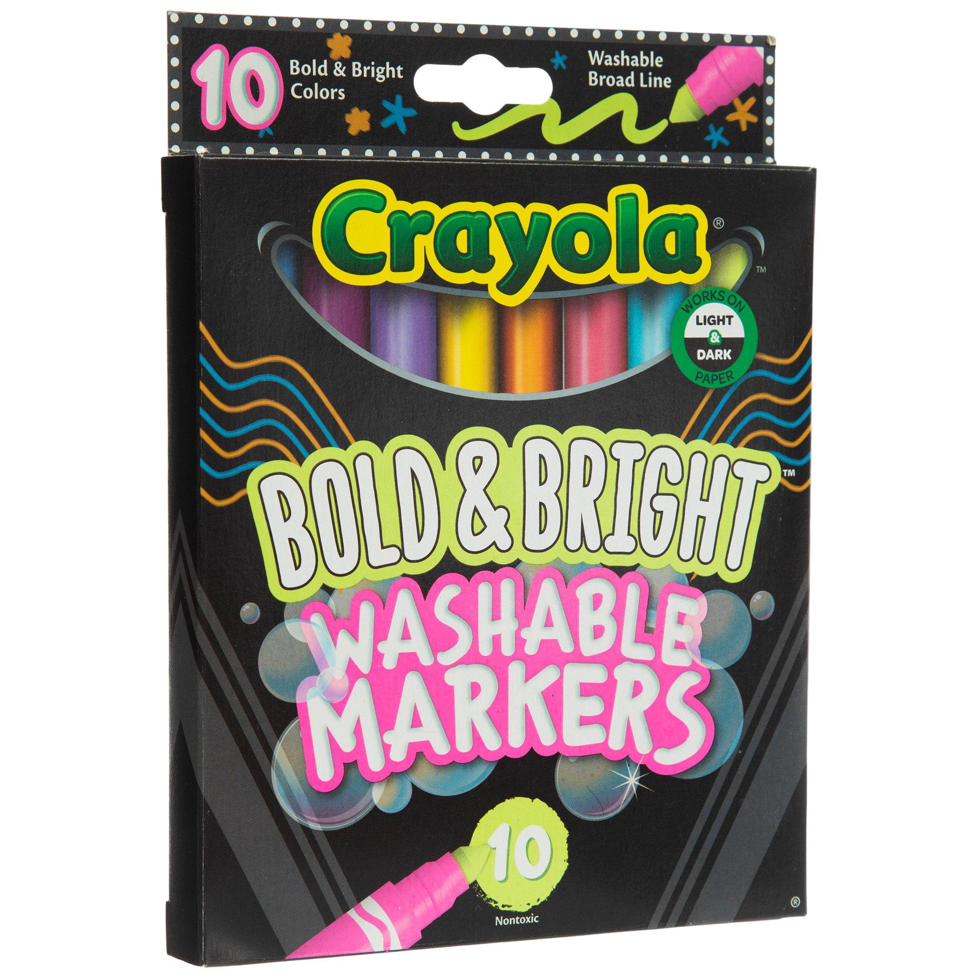 Crayola Bold & Bright Broad Line Markers - 10 Piece Set | Hobby Lobby ...