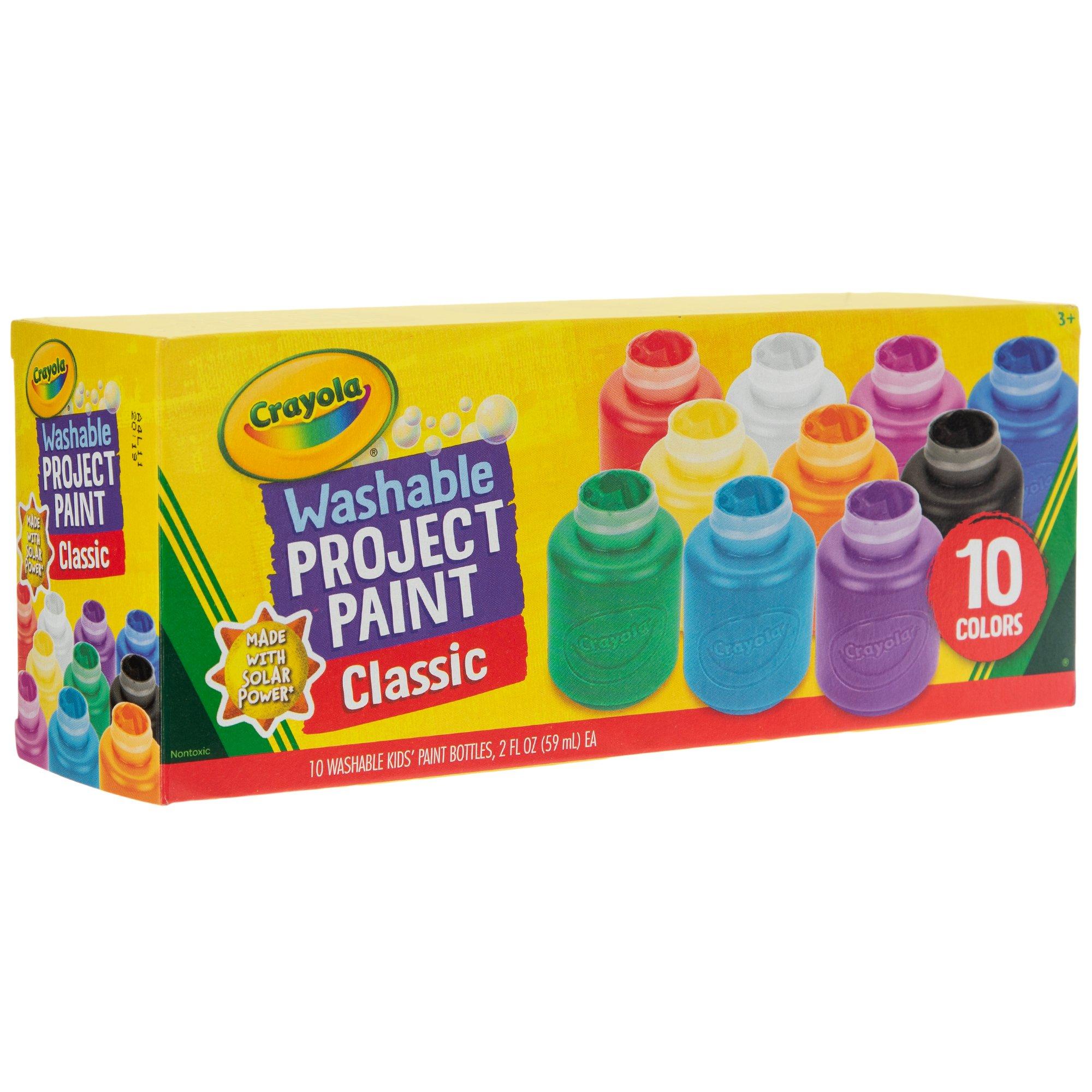 Crayola Washable Project Paint - 10 Piece Set | Hobby Lobby | 2410710