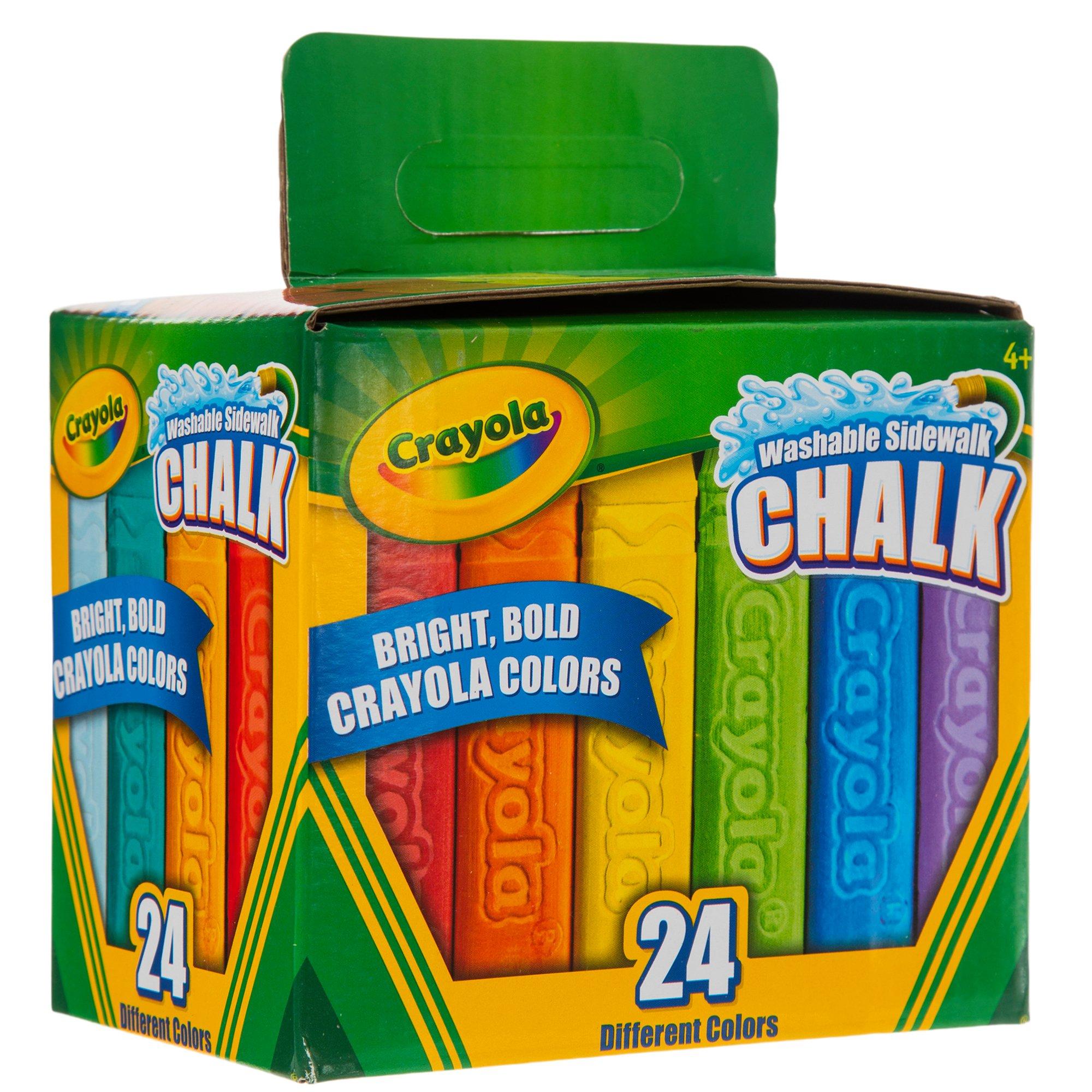 Crayola Washable Sidewalk Chalk - 24 Piece Set | Hobby Lobby | 2410736