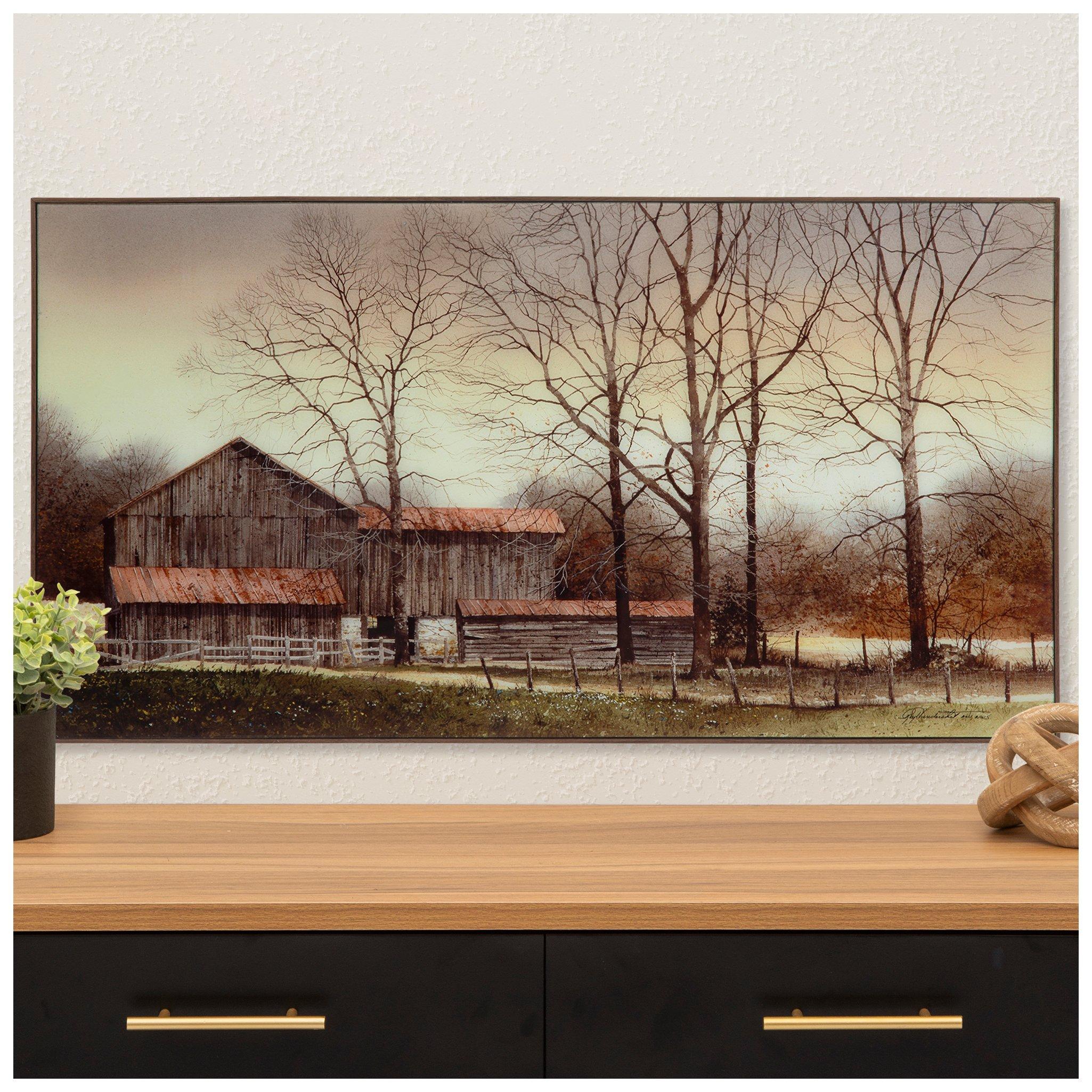 Rustic Tree Line Framed Wall Decor | Hobby Lobby | 2413508