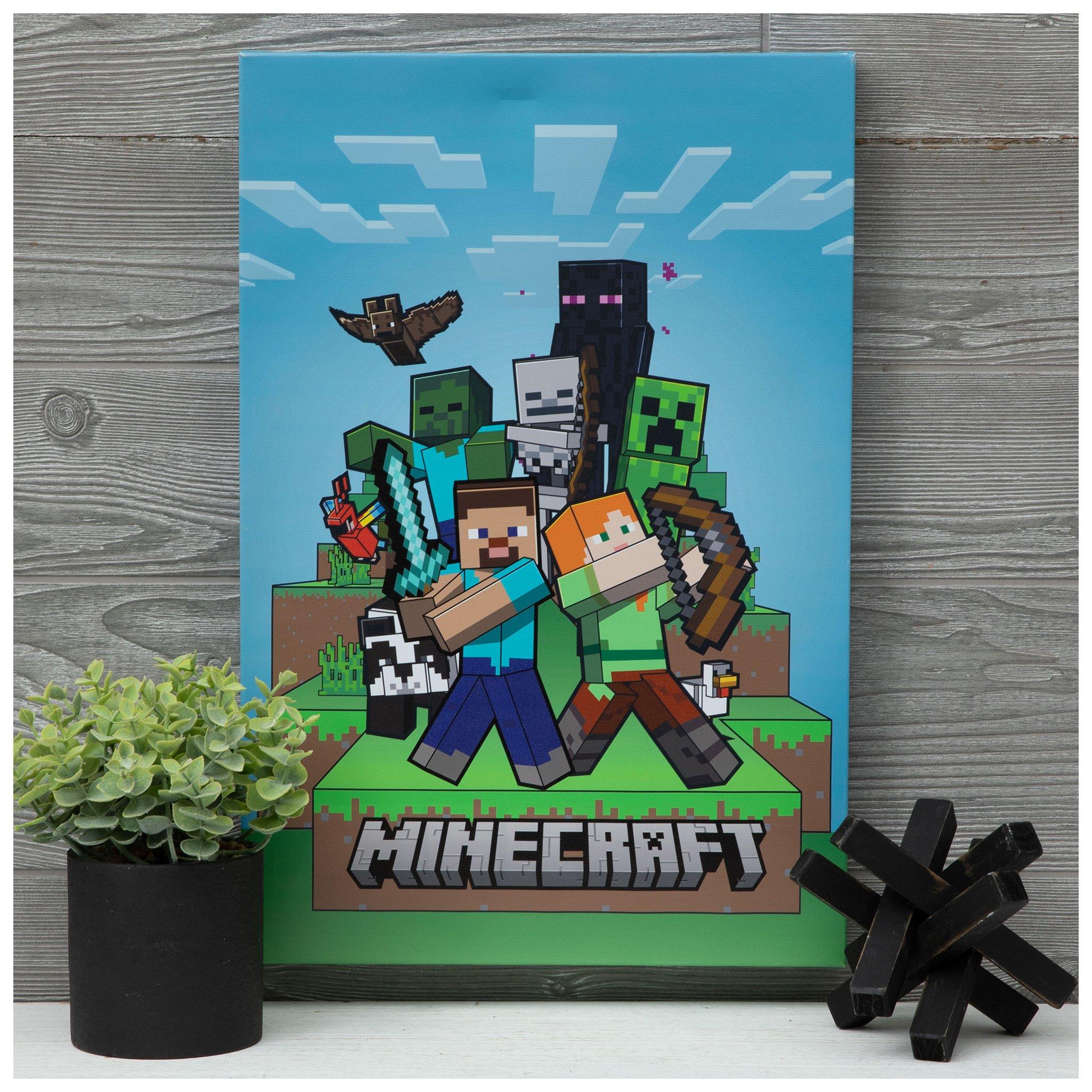 Minecraft Canvas Wall Decor | Hobby Lobby | 2419000