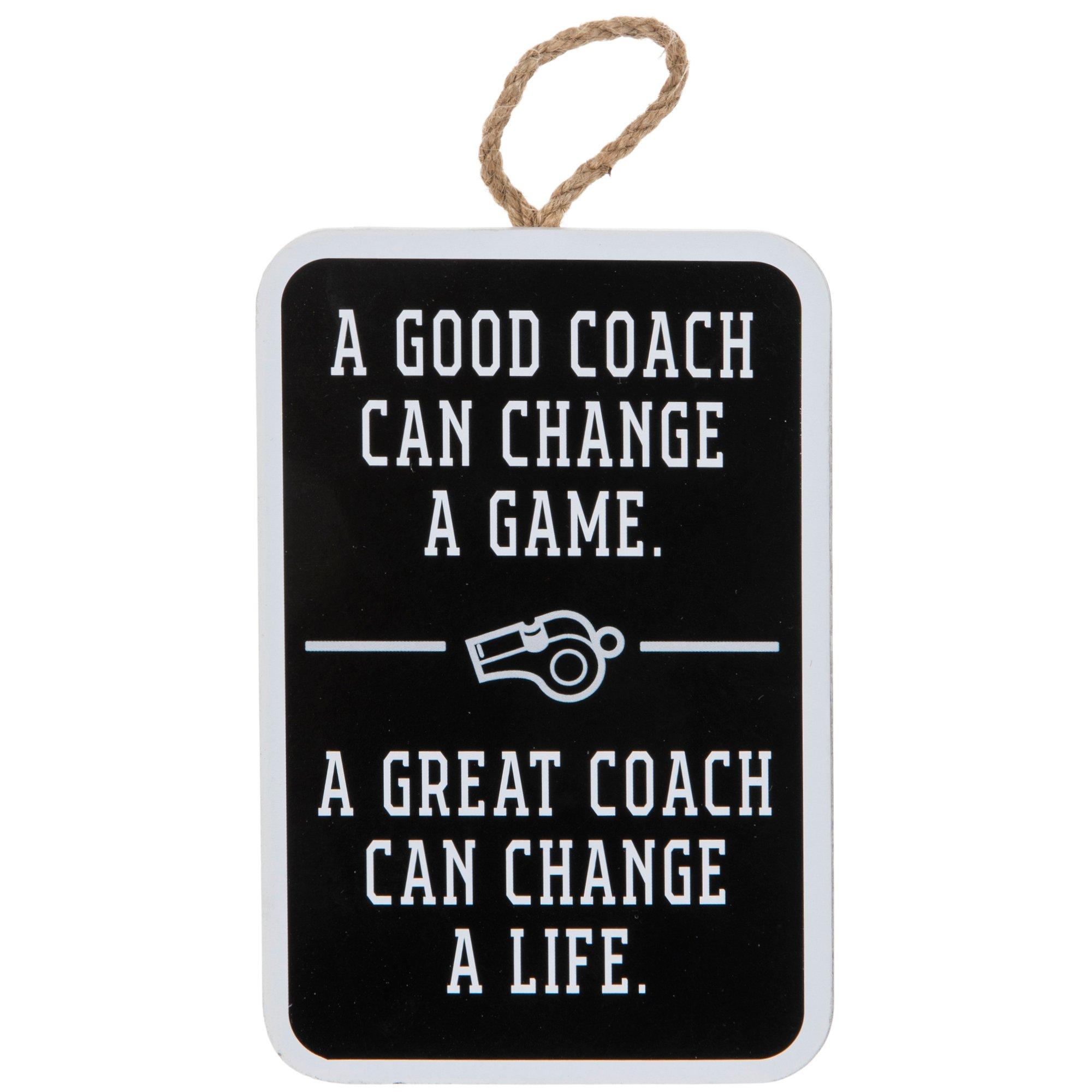 Good Coach Great Coach Wood Wall Decor | Hobby Lobby | 2419141