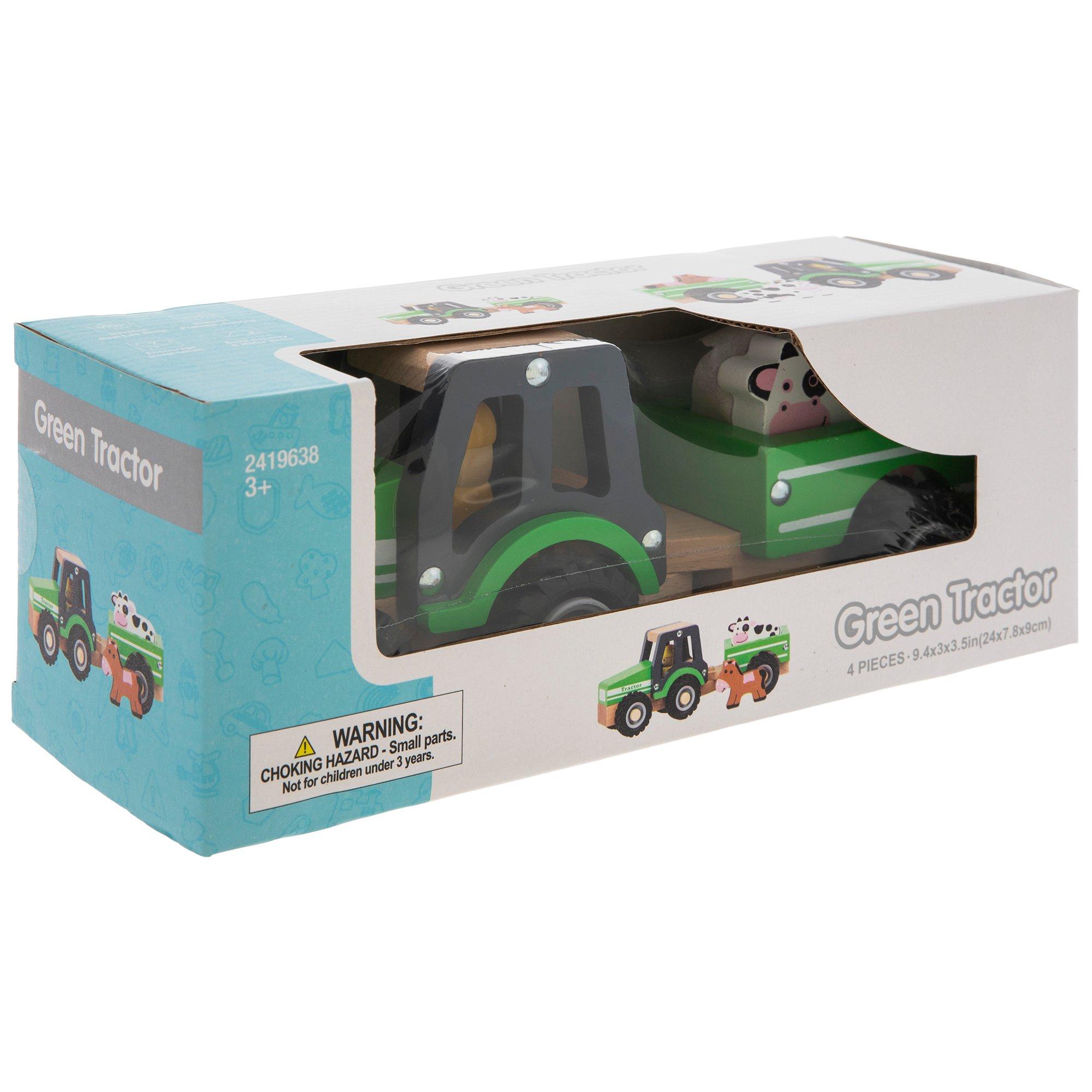 Green Wood Tractor | Hobby Lobby | 2419638