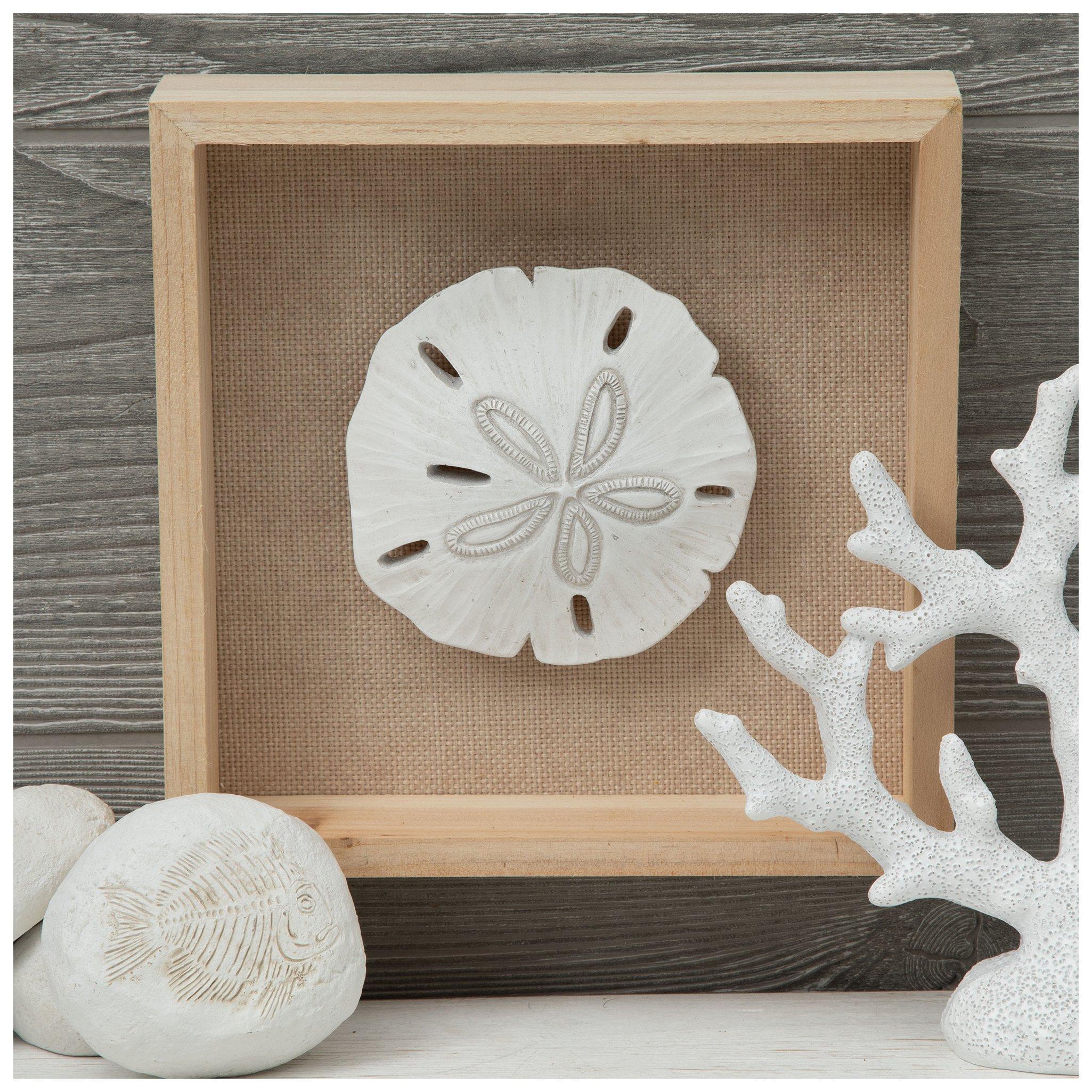 Sand Dollar Seashell Wood Decor | Hobby Lobby | 2420669