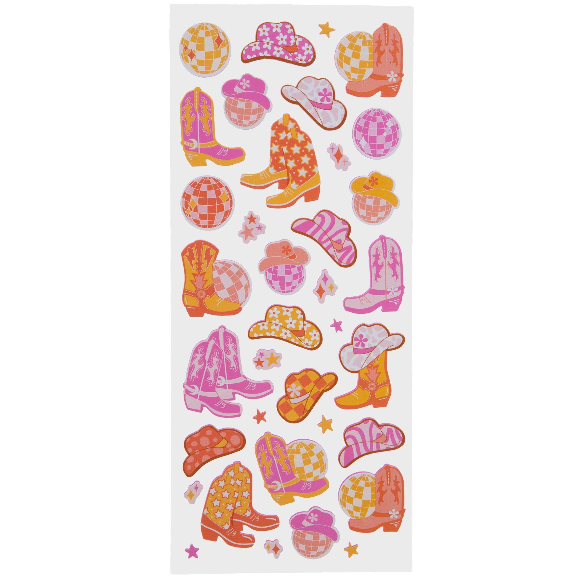 Disco Cowgirl 3D Stickers | Hobby Lobby | 2420867