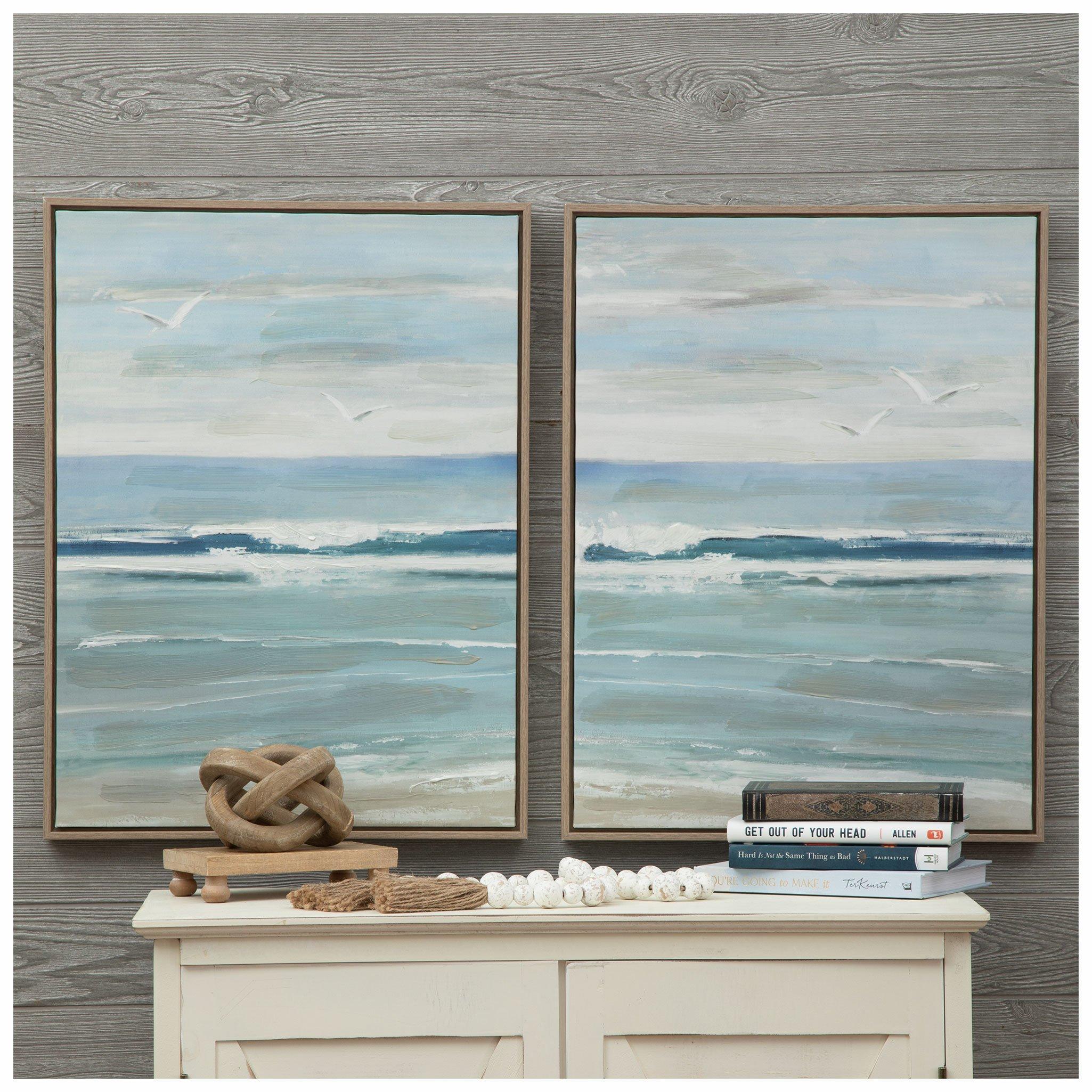 Blue Horizon Framed Canvas Wall Art Set | Hobby Lobby | 2421014