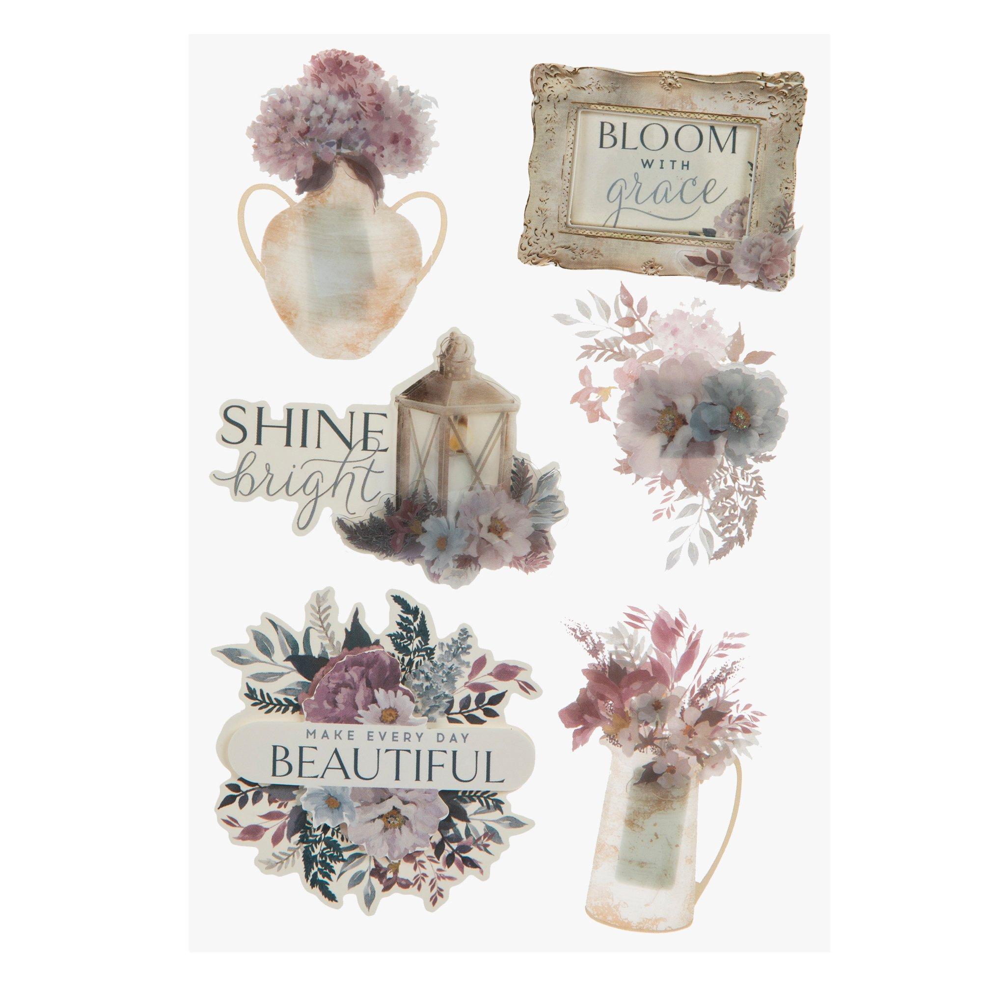 Graceful Hydrangeas 3D Stickers | Hobby Lobby | 2421097