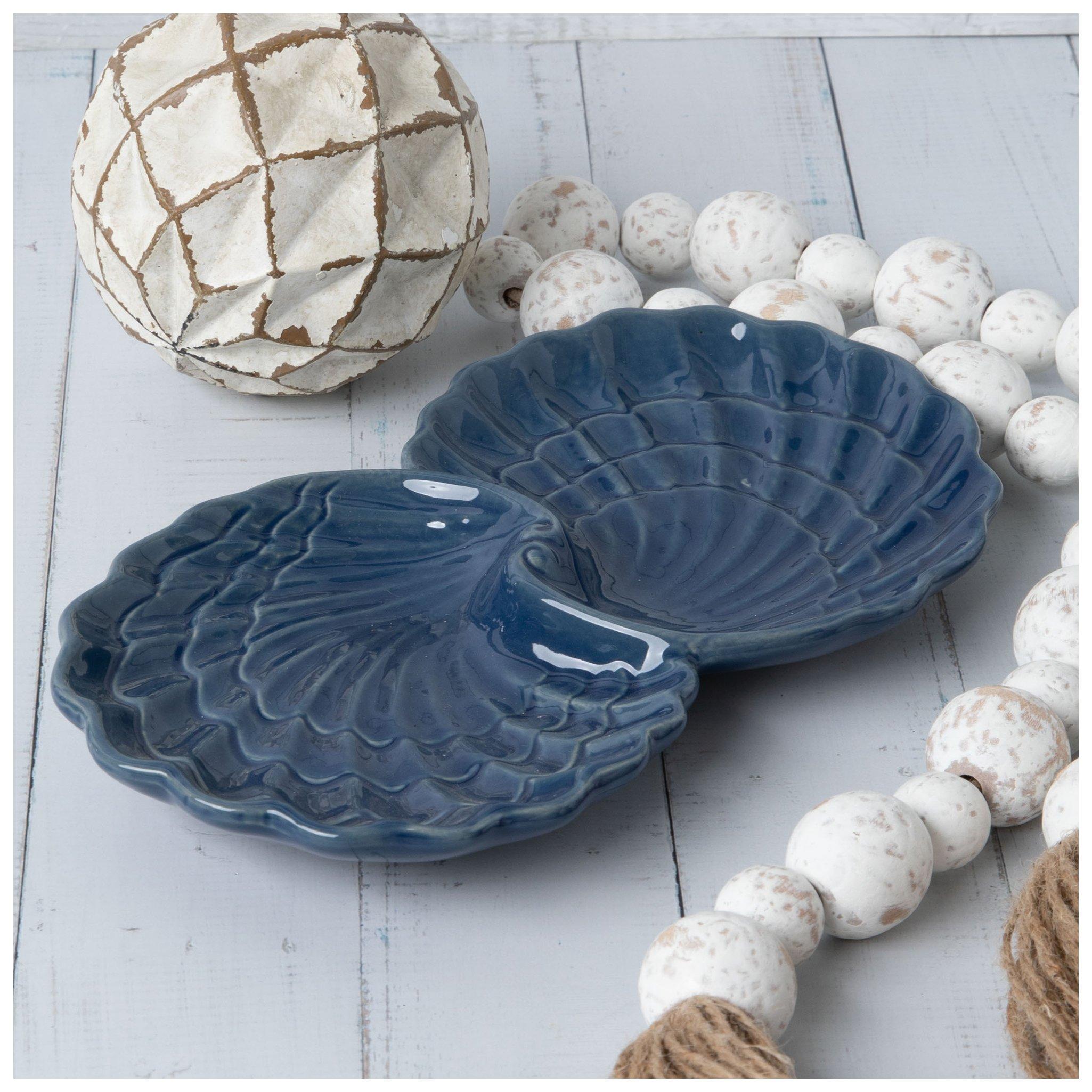 Blue Seashells Ceramic Trinket Dish | Hobby Lobby | 2421352