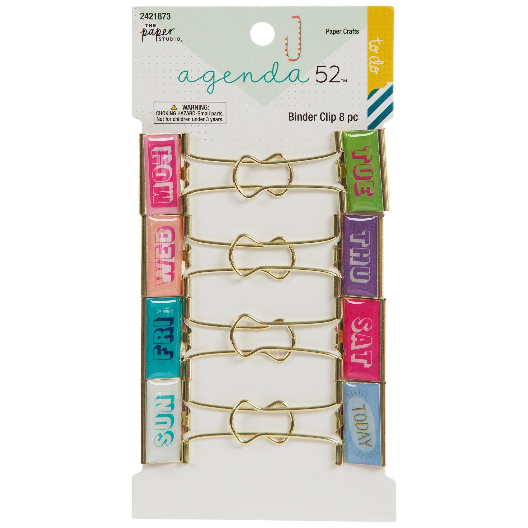Days Of The Week Binder Clips | Hobby Lobby | 2421873