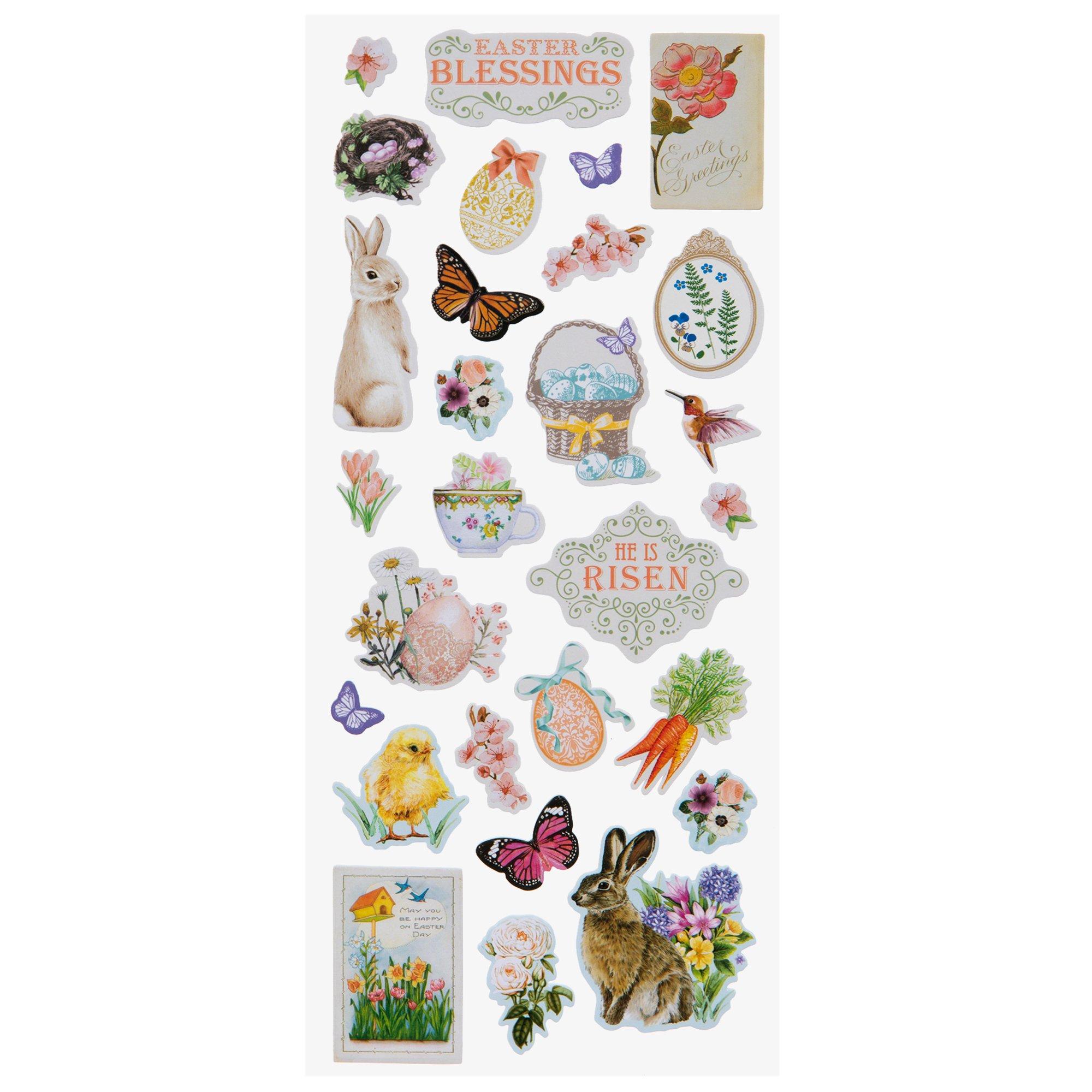 Vintage Easter 3D Stickers | Hobby Lobby | 2421923