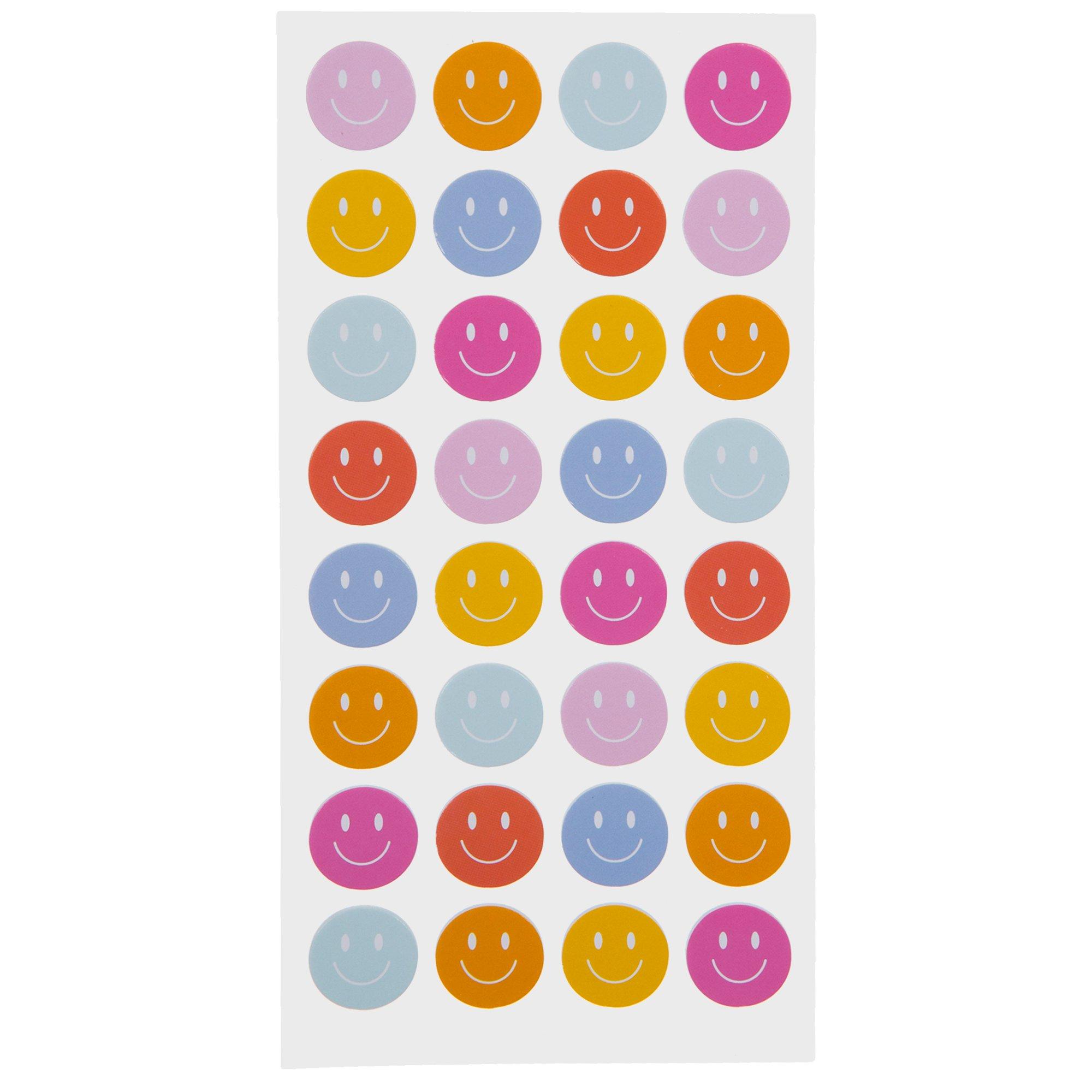 Retro Smiley Face 3D Stickers | Hobby Lobby | 2421964