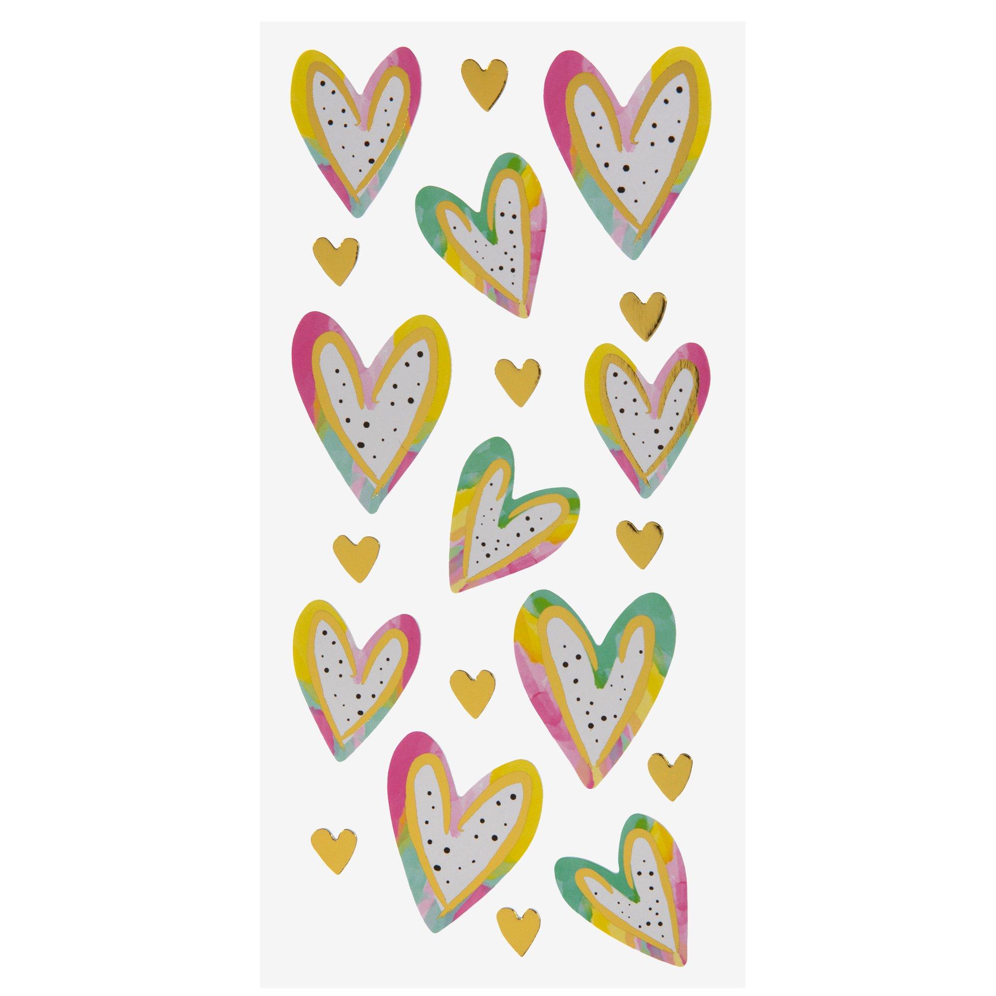 Polka Dot Heart 3D Stickers | Hobby Lobby | 2421972
