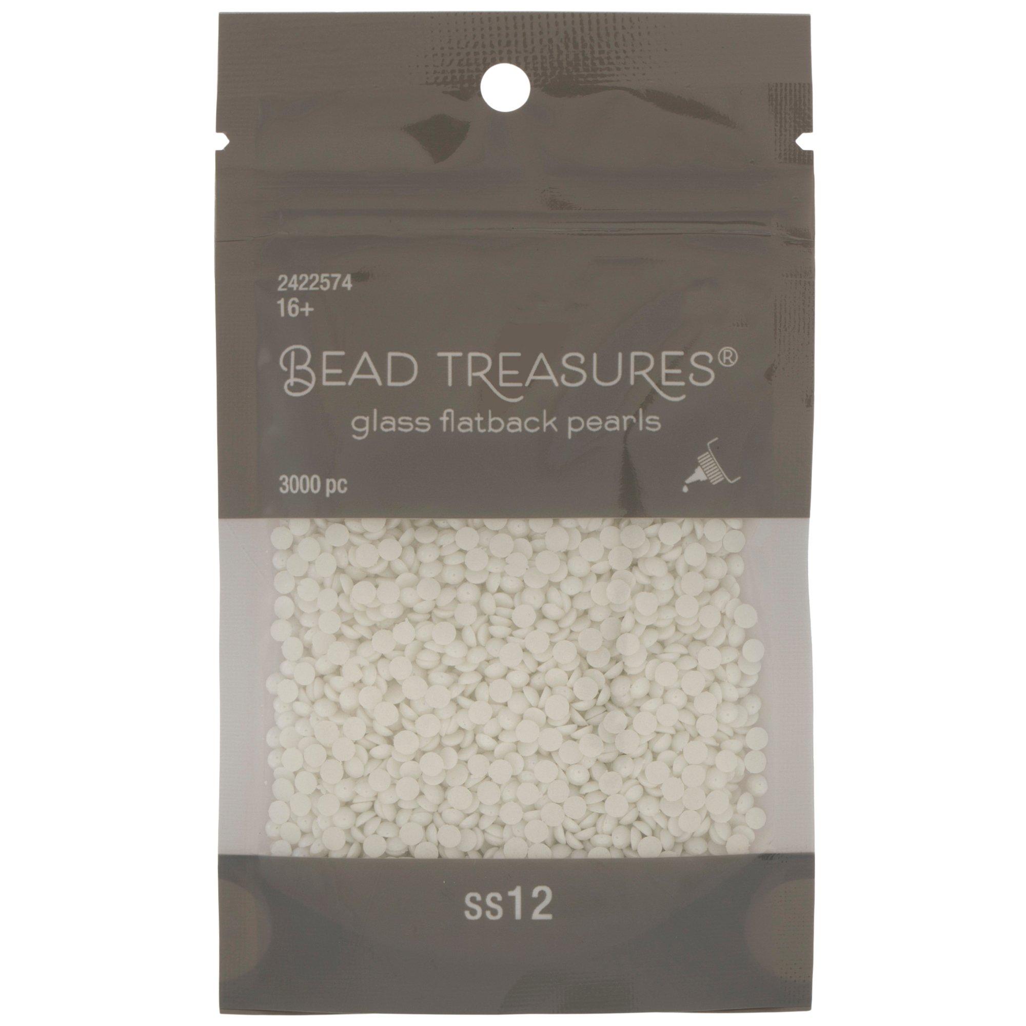 Round Glass Flatback Pearls | Hobby Lobby | 2422574
