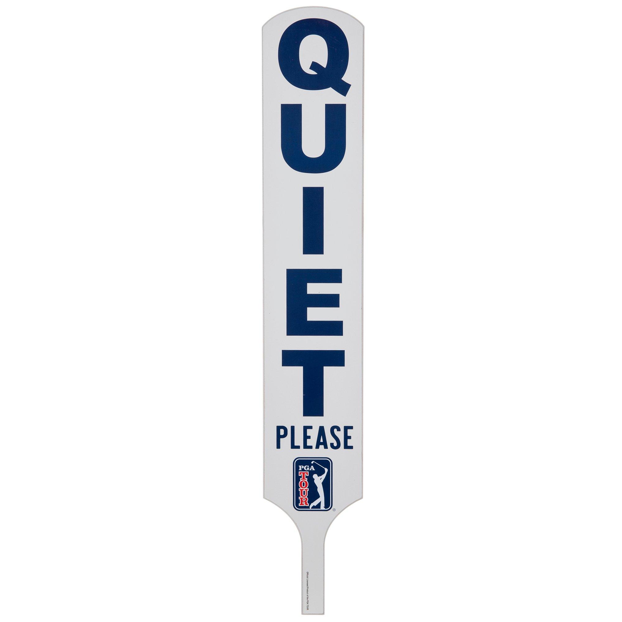 PGA Quiet Please Paddle Wood Wall Decor | Hobby Lobby | 2423317