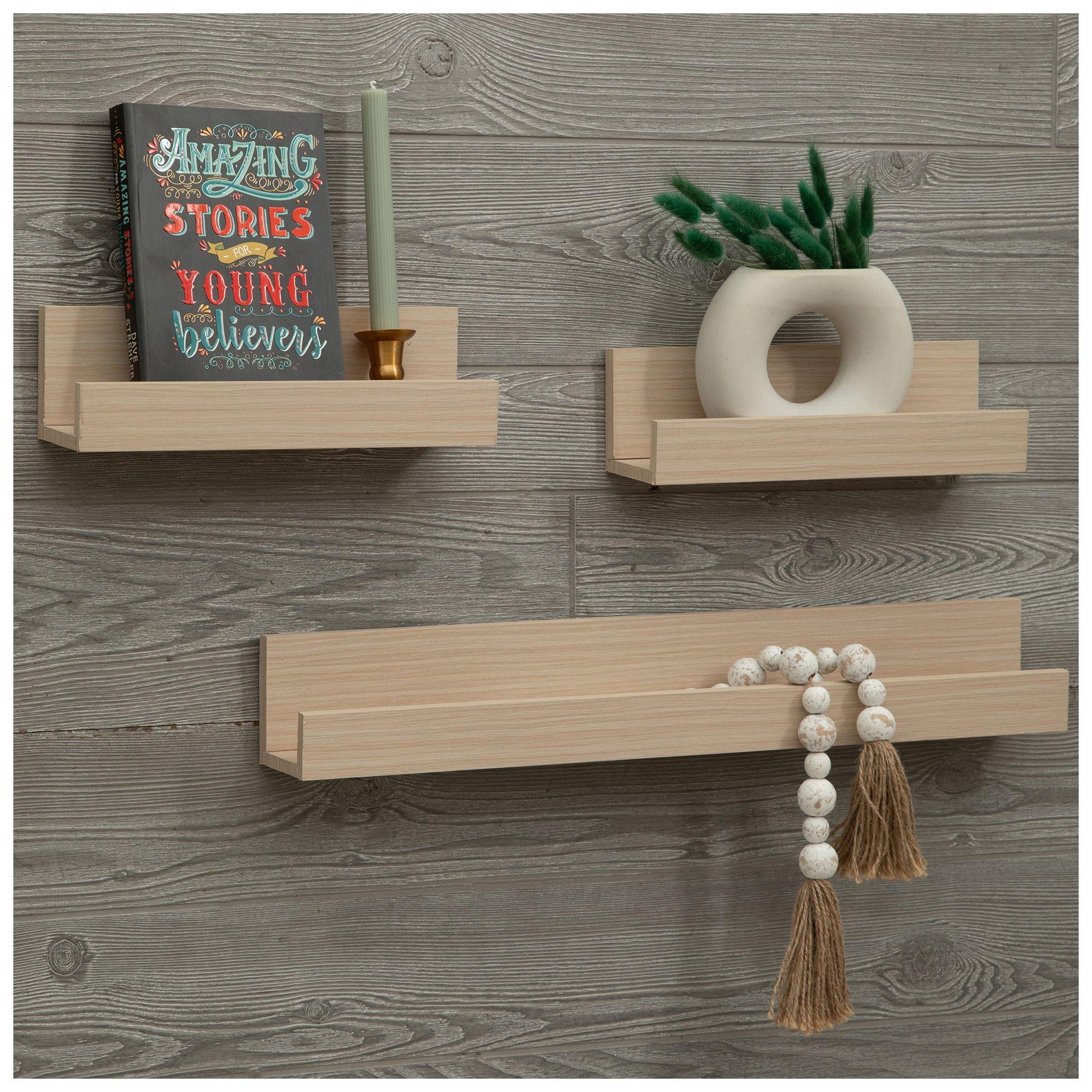 Book Ledge Wood Floating Shelf Set | Hobby Lobby | 2425163