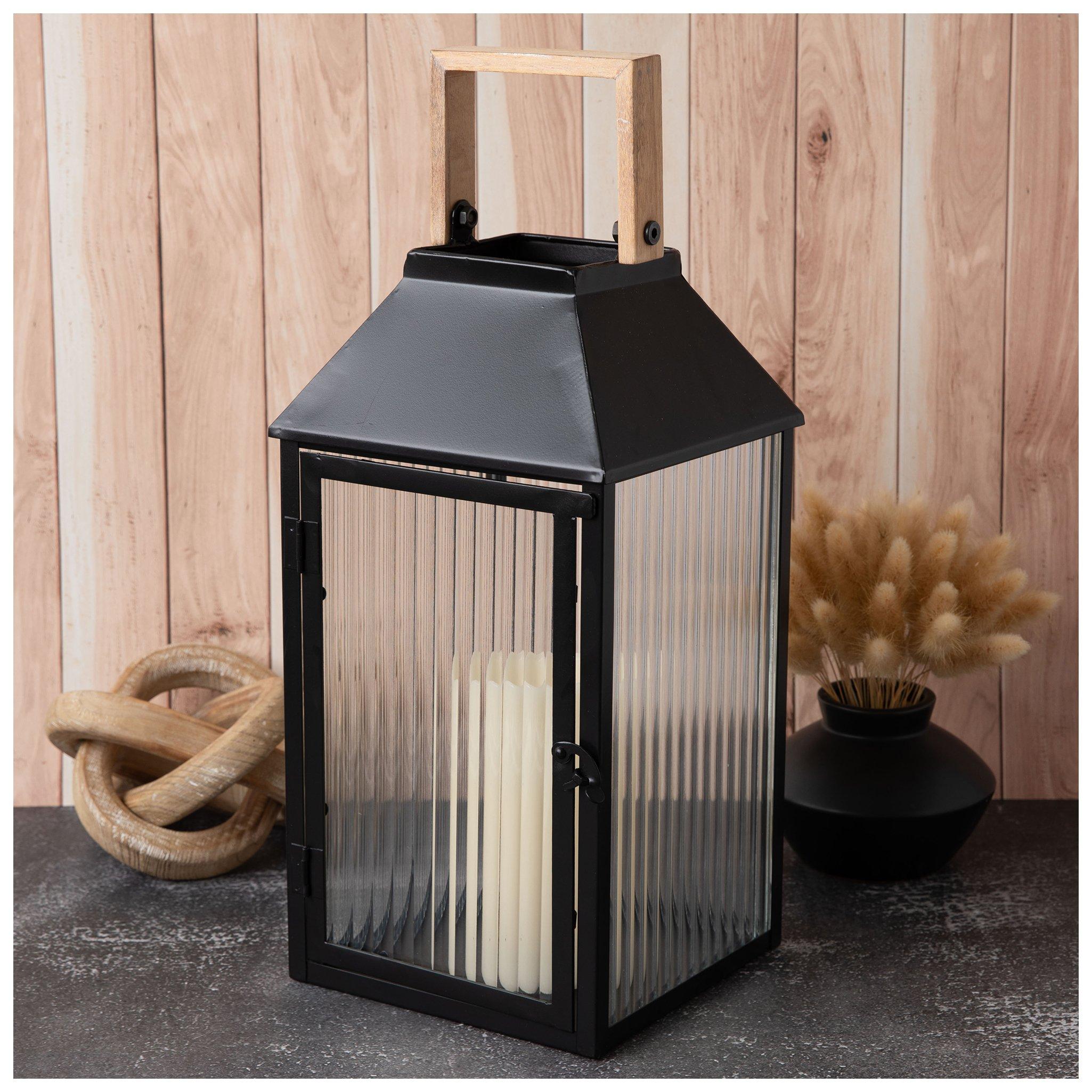 Industrial Farmhouse Metal Lantern | Hobby Lobby | 2425346