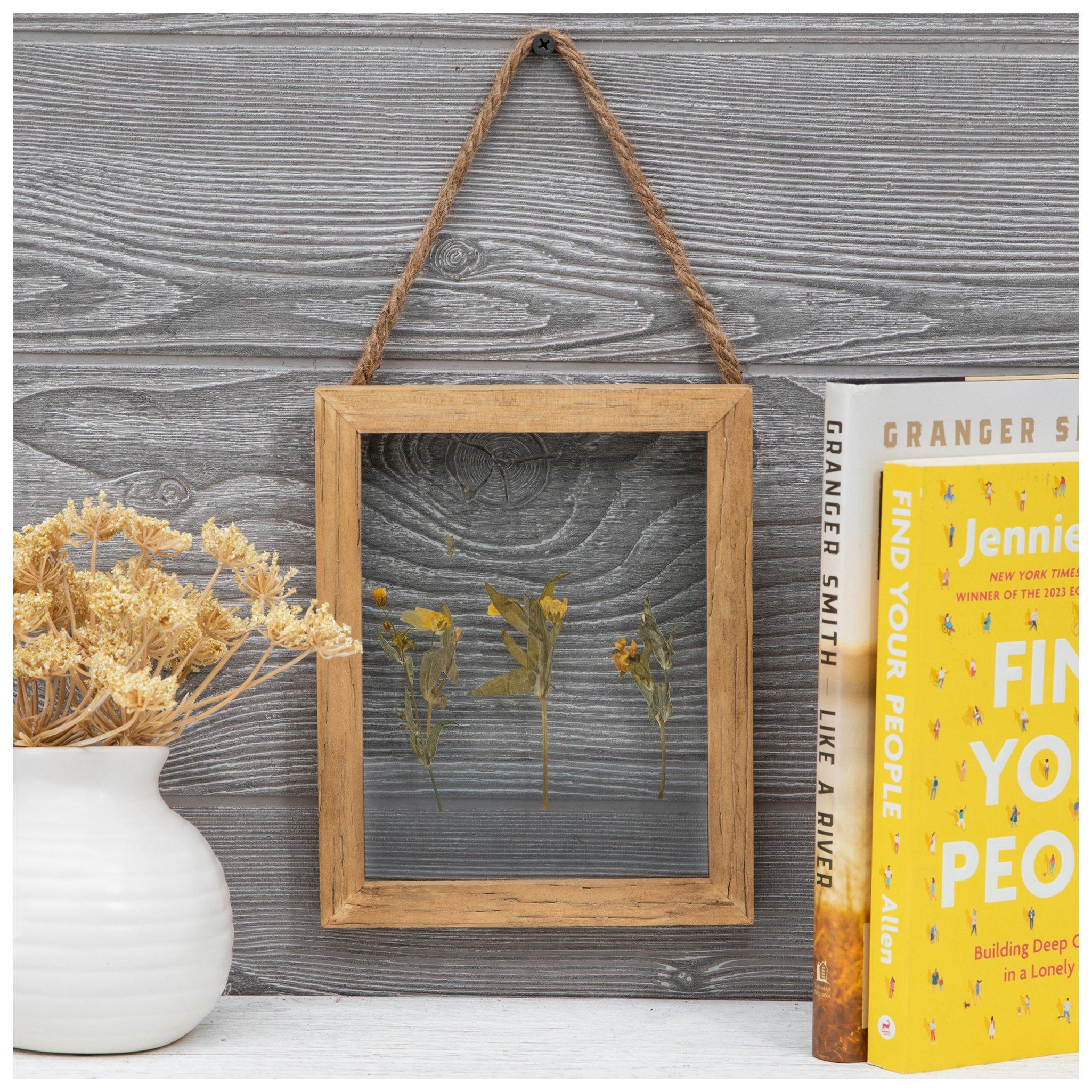 Yellow Pressed Flowers Framed Wall Decor | Hobby Lobby | 2425940