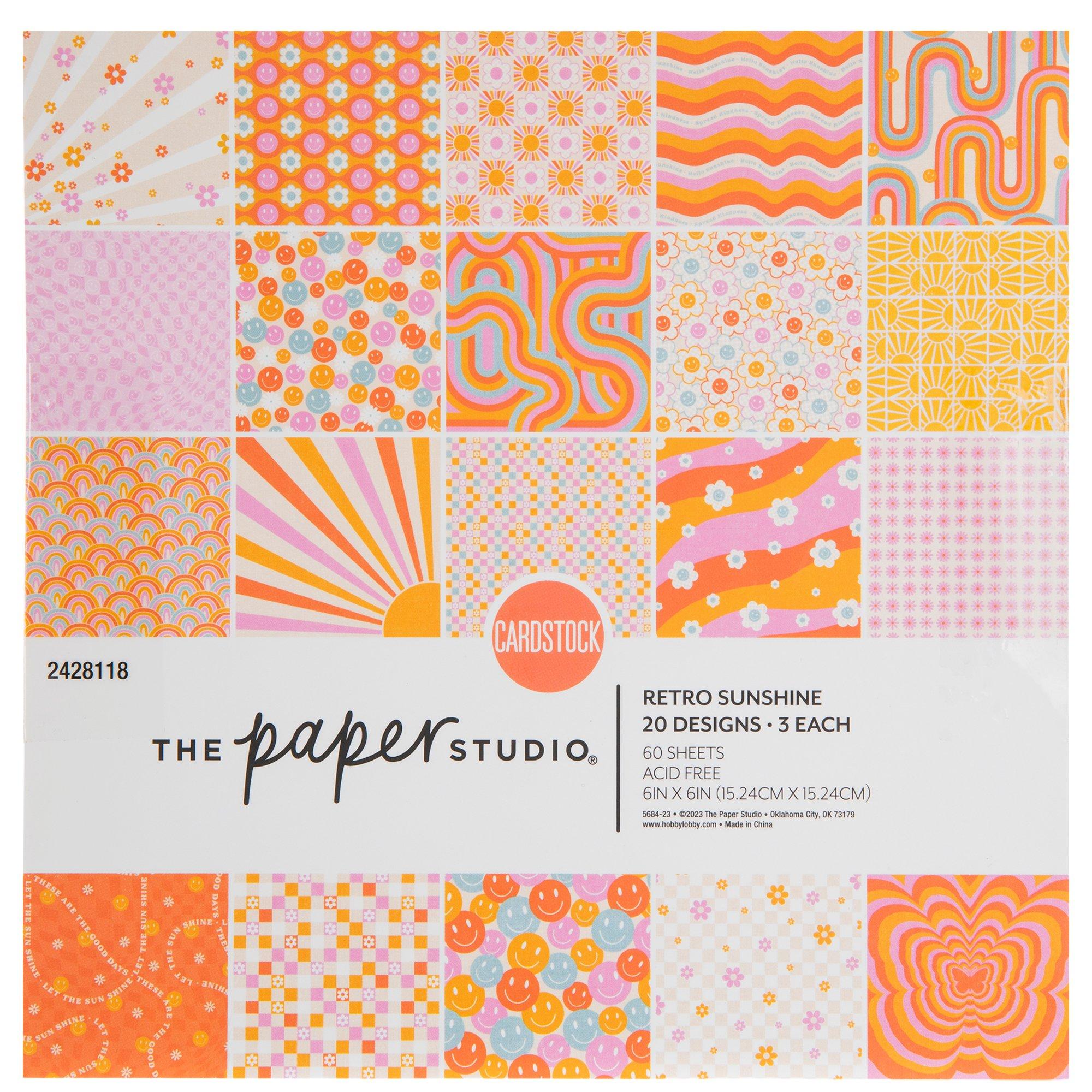 Retro Sunshine Paper Pack | Hobby Lobby | 2428118
