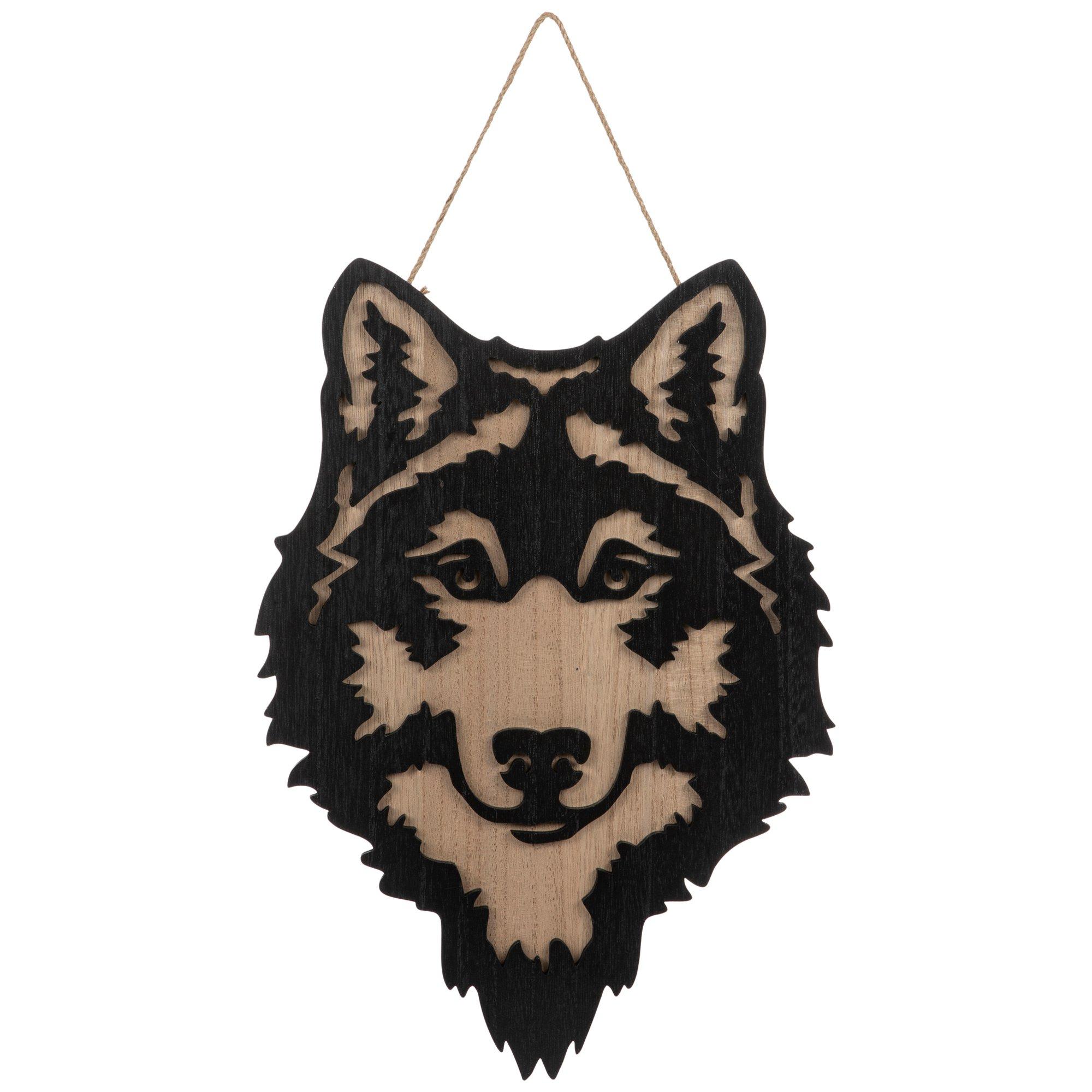 Layered Wolf Wood Wall Decor | Hobby Lobby | 2428308