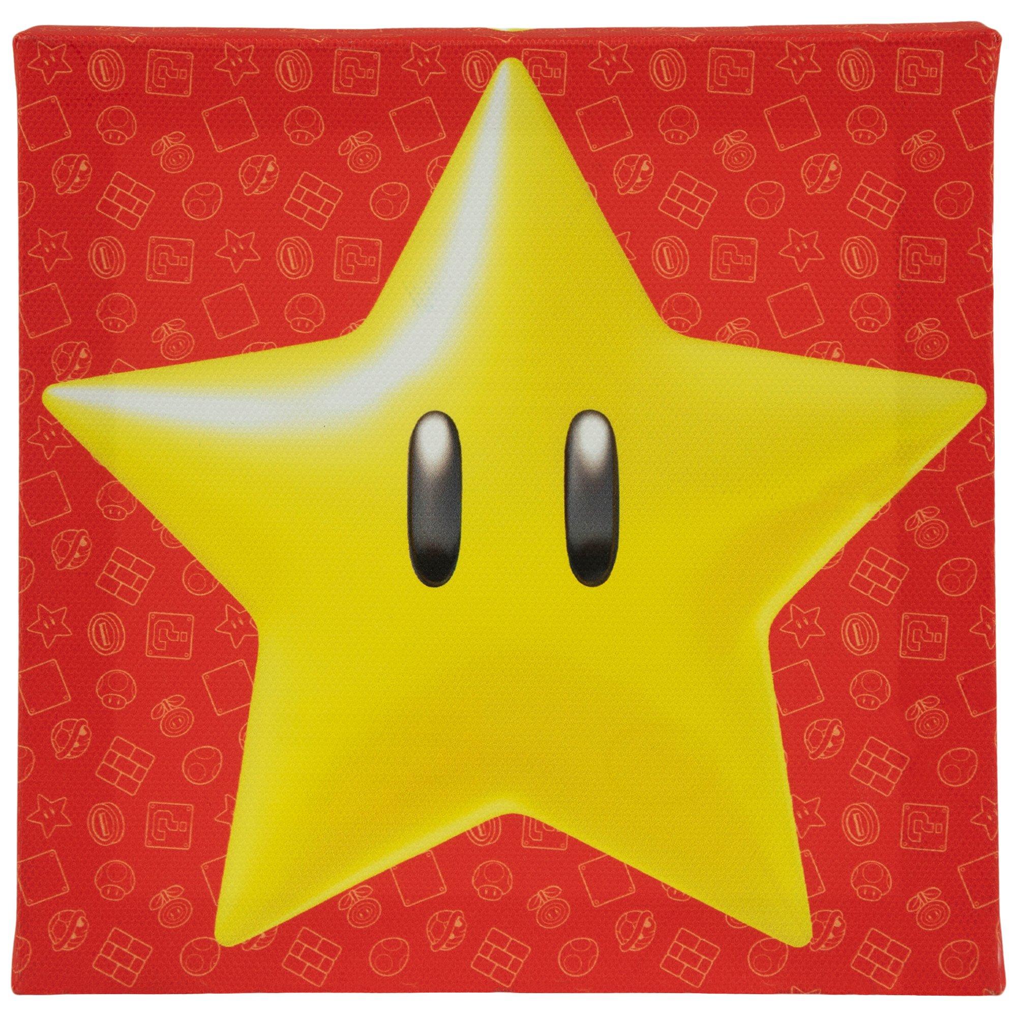 Super Mario Star Canvas Decor | Hobby Lobby | 2429686