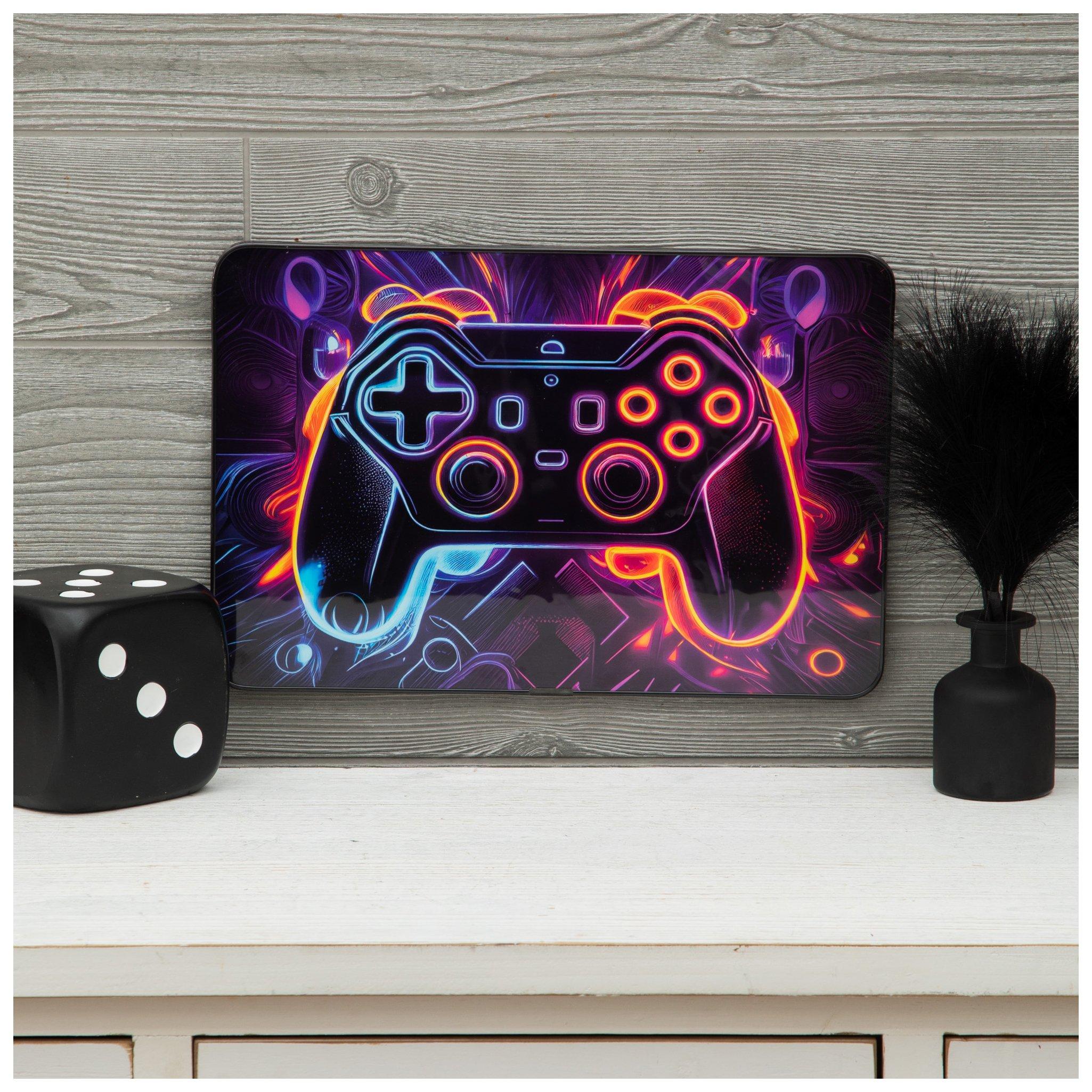 Bright Game Controller Wood Wall Decor | Hobby Lobby | 2429850