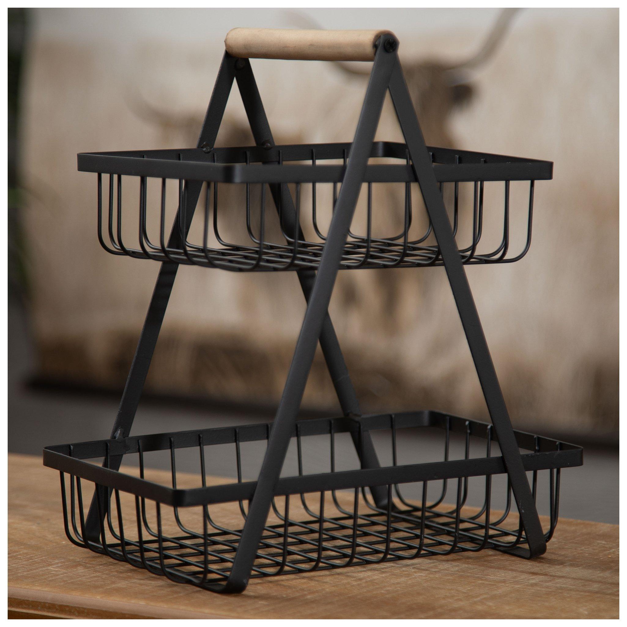 Two-Tiered Metal Basket | Hobby Lobby | 2429975