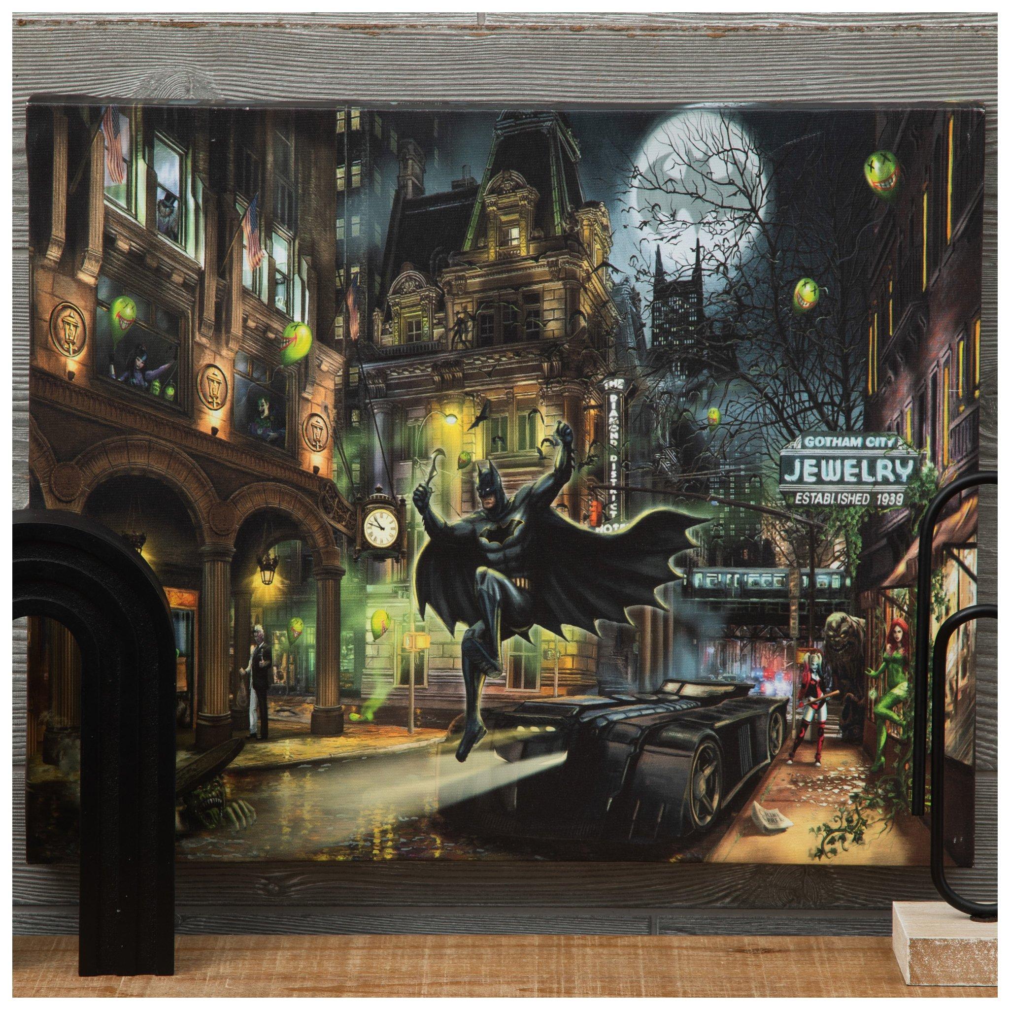 Batman's Gotham City Canvas Wall Decor | Hobby Lobby | 2430403
