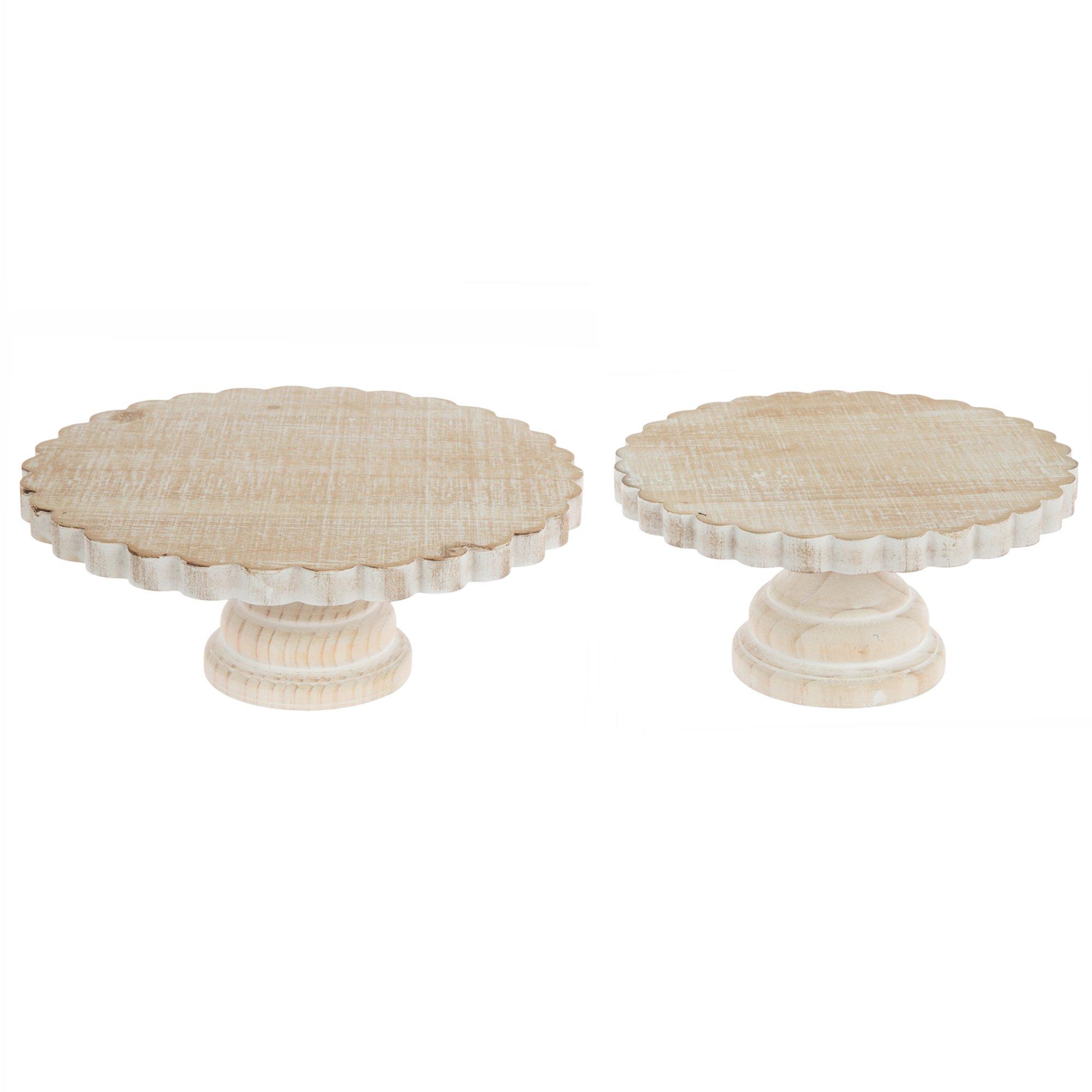 Farmhouse Scalloped Wood Riser Set | Hobby Lobby | 2431062