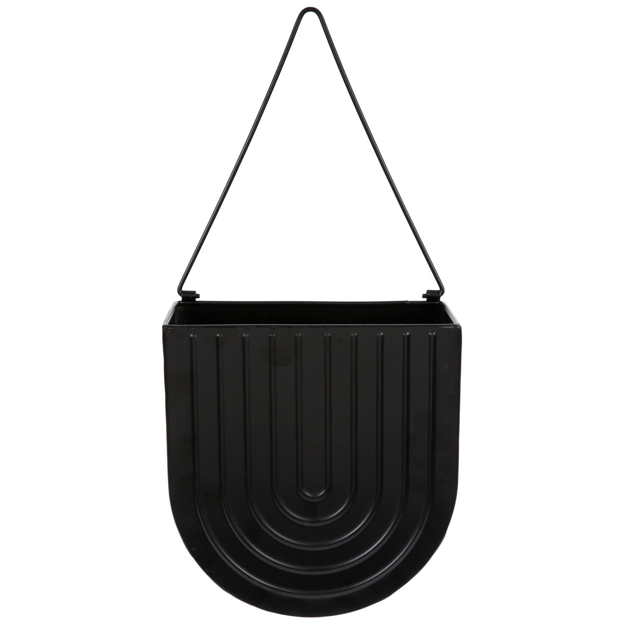 Black Metal Wall Bucket | Hobby Lobby | 2434413