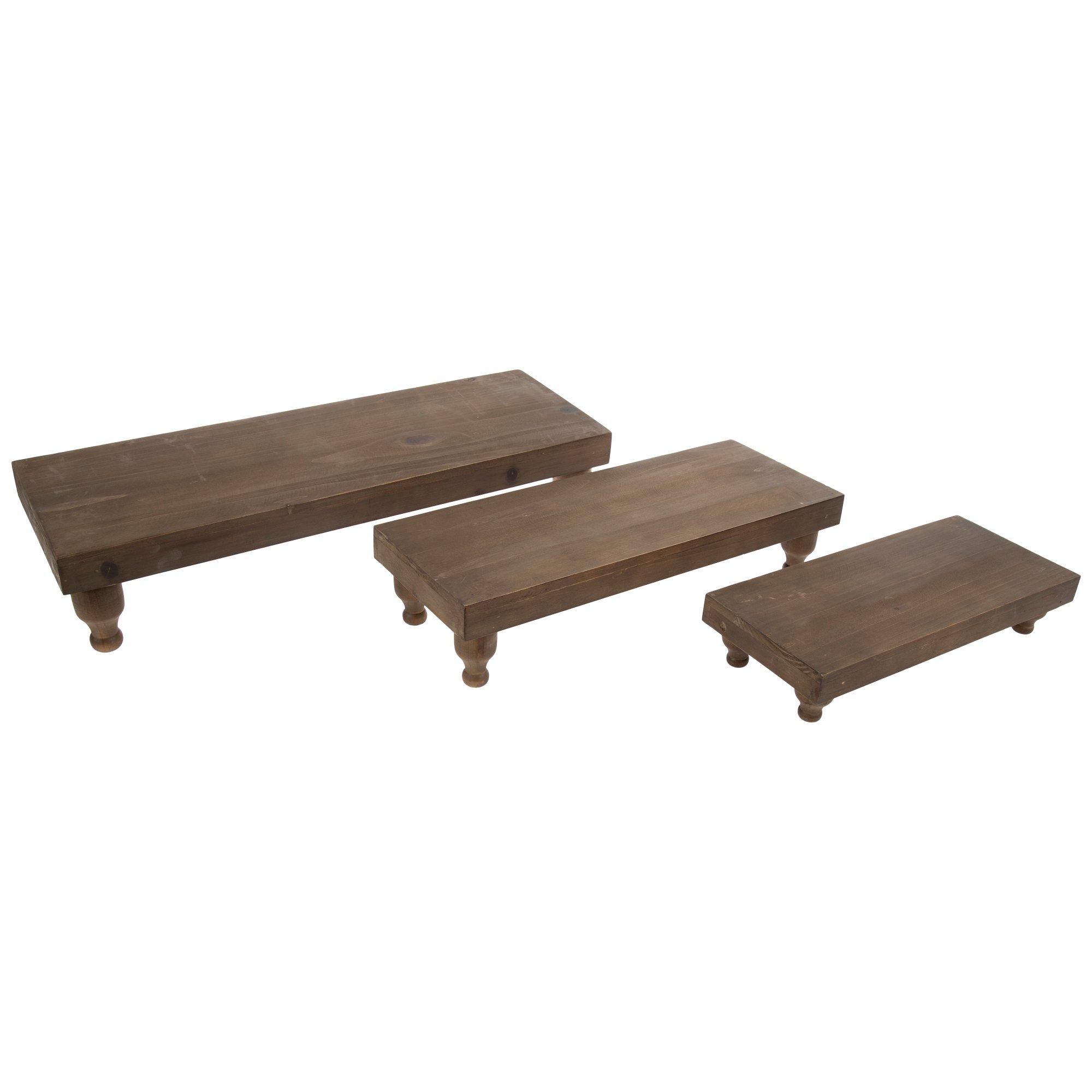 Dark Brown Wood Riser Set | Hobby Lobby | 2434439
