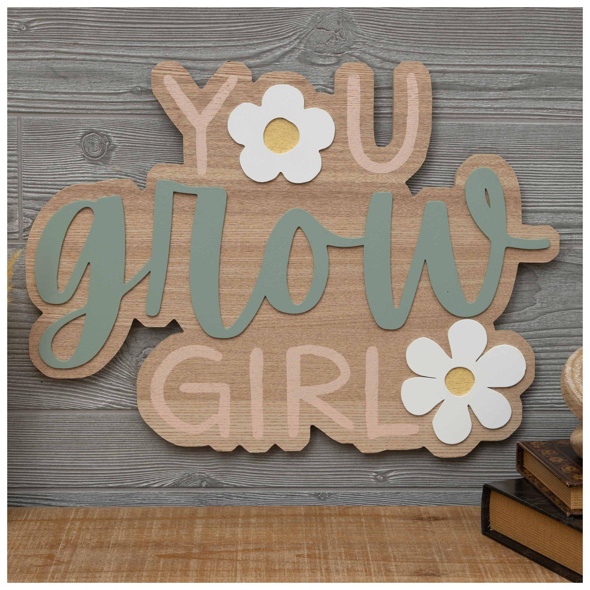 You Grow Girl Wood Wall Decor | Hobby Lobby | 2435048